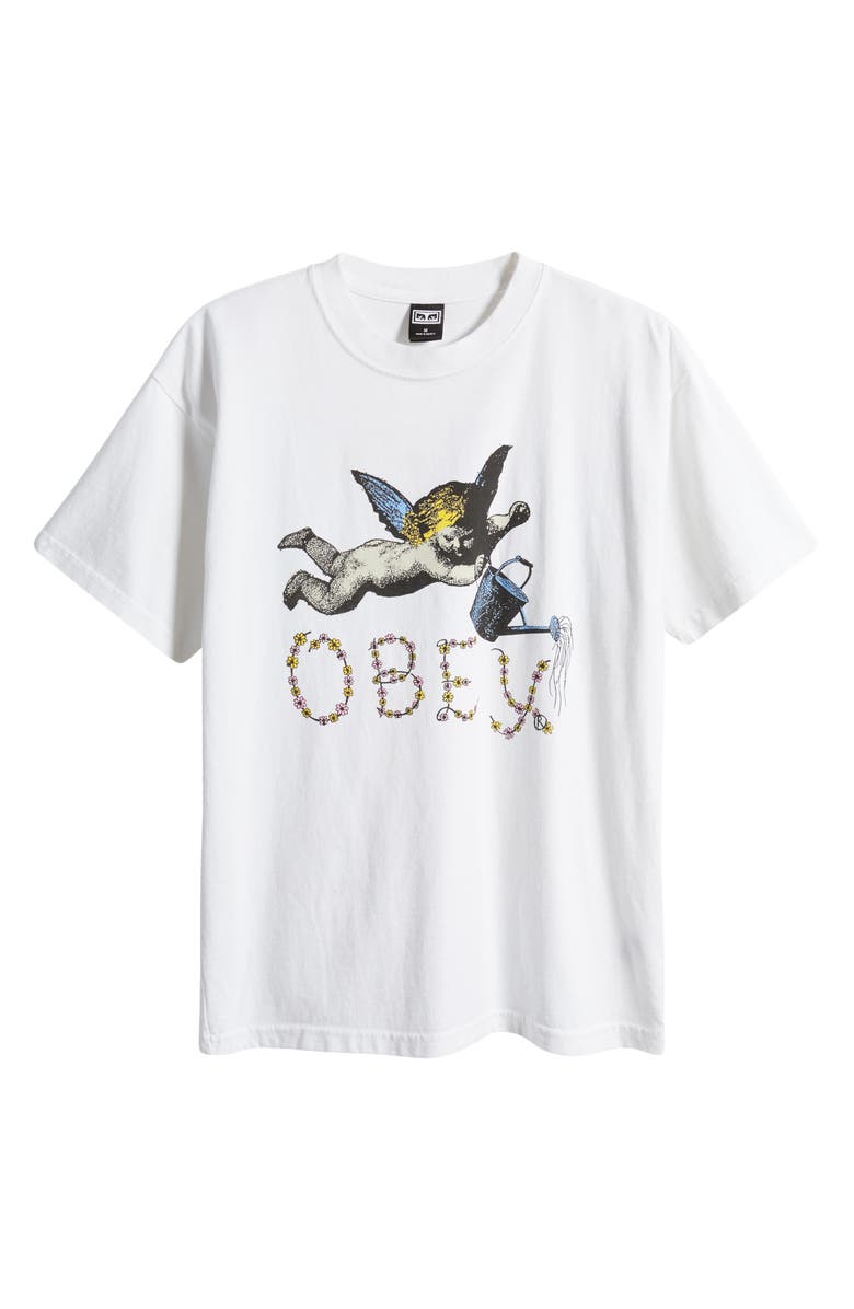 Obey Flower Angel Graphic T-Shirt | Nordstrom