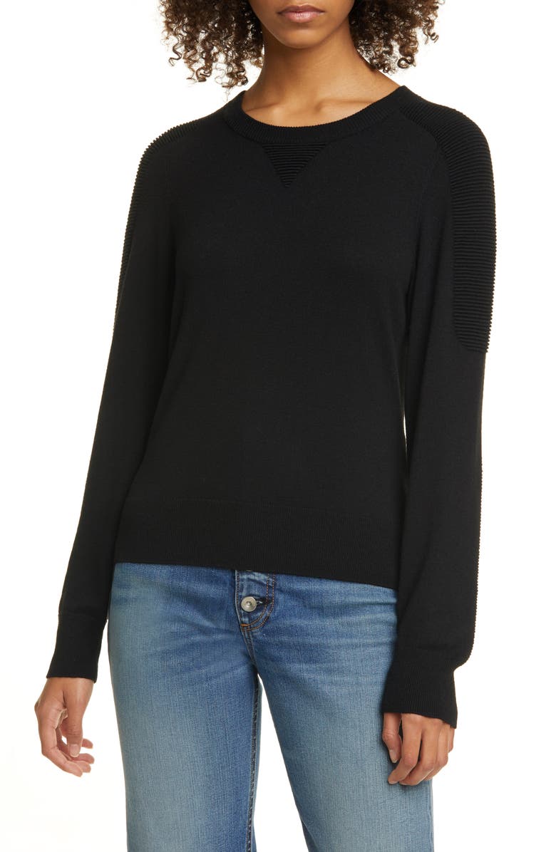 rag & bone Pak Rib Detail Crewneck Sweater | Nordstromrack