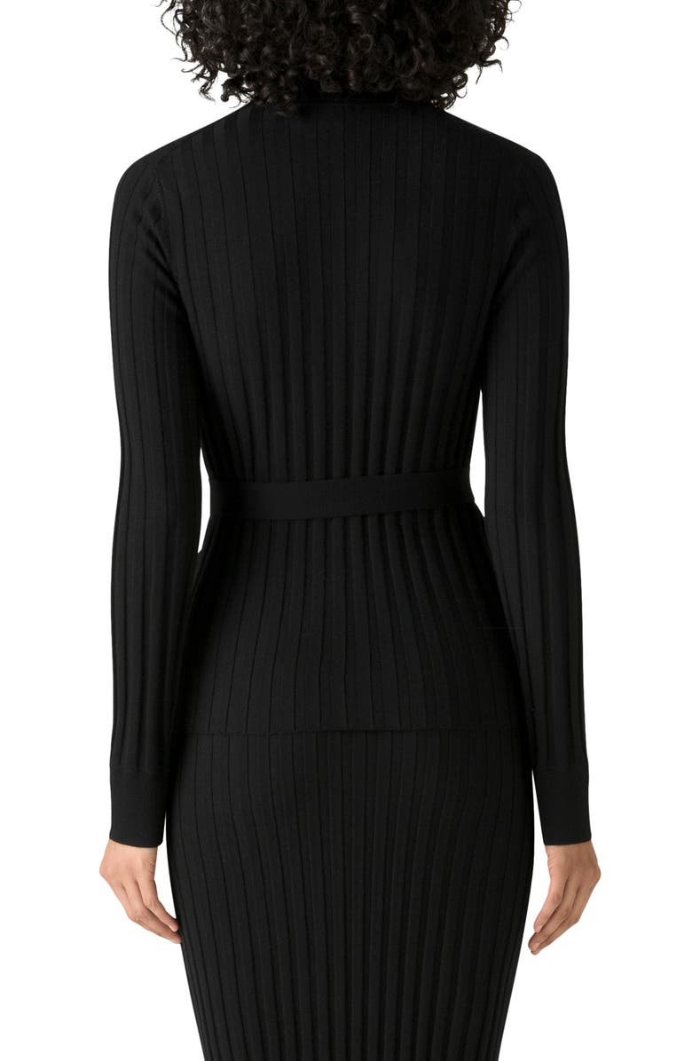 St. John Collection Vanisé Rib Midi Skirt | Nordstrom