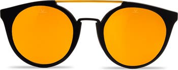 Vuarnet 52mm Alpine Vision Cable Car Round Sunglasses | Nordstromrack