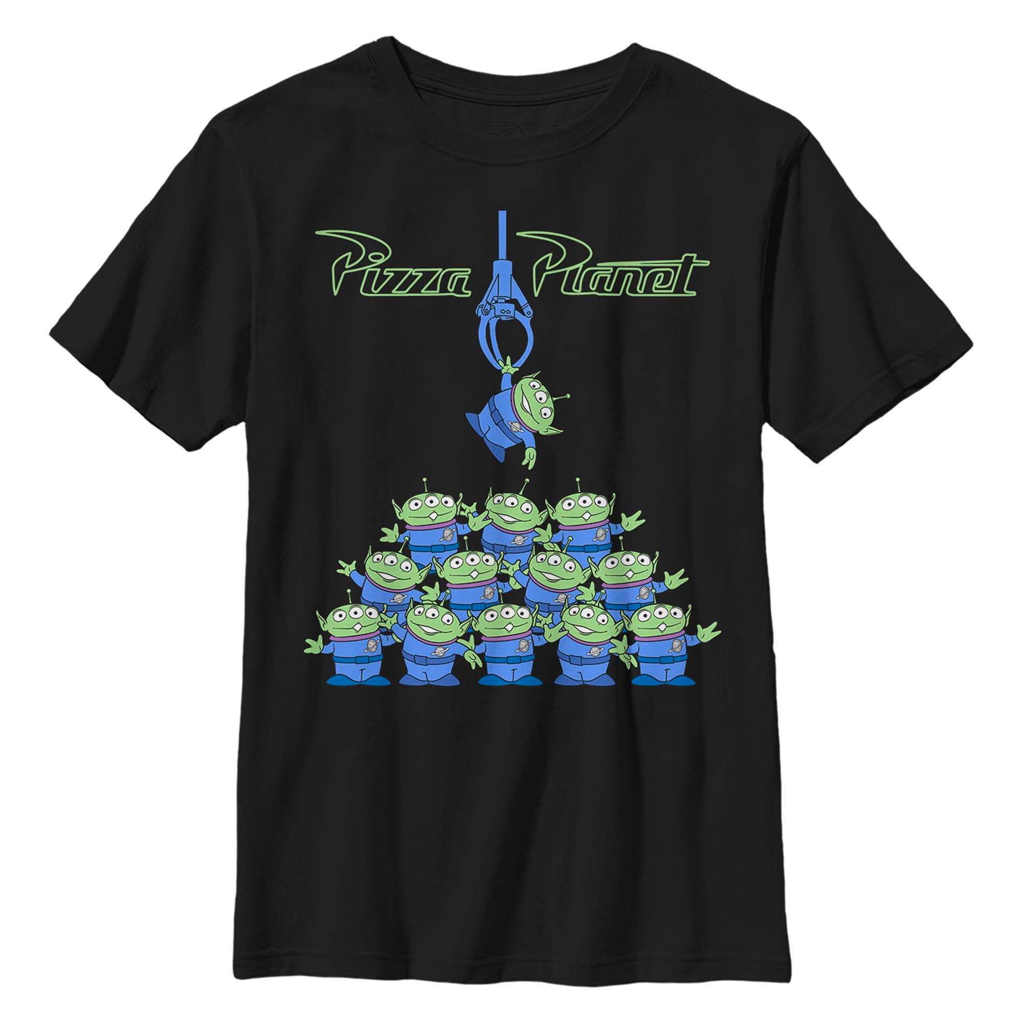 Toy Story Boy's Toy Story Pizza Planet Alien Claw Pile Graphic T-Shirt ...
