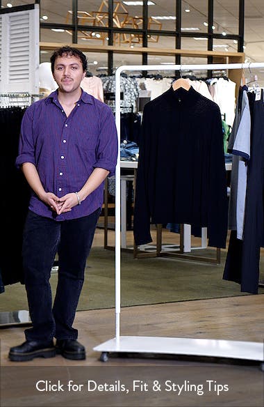 Nordstrom Washable Italian Merino Wool Quarter Zip Sweater | Nordstrom