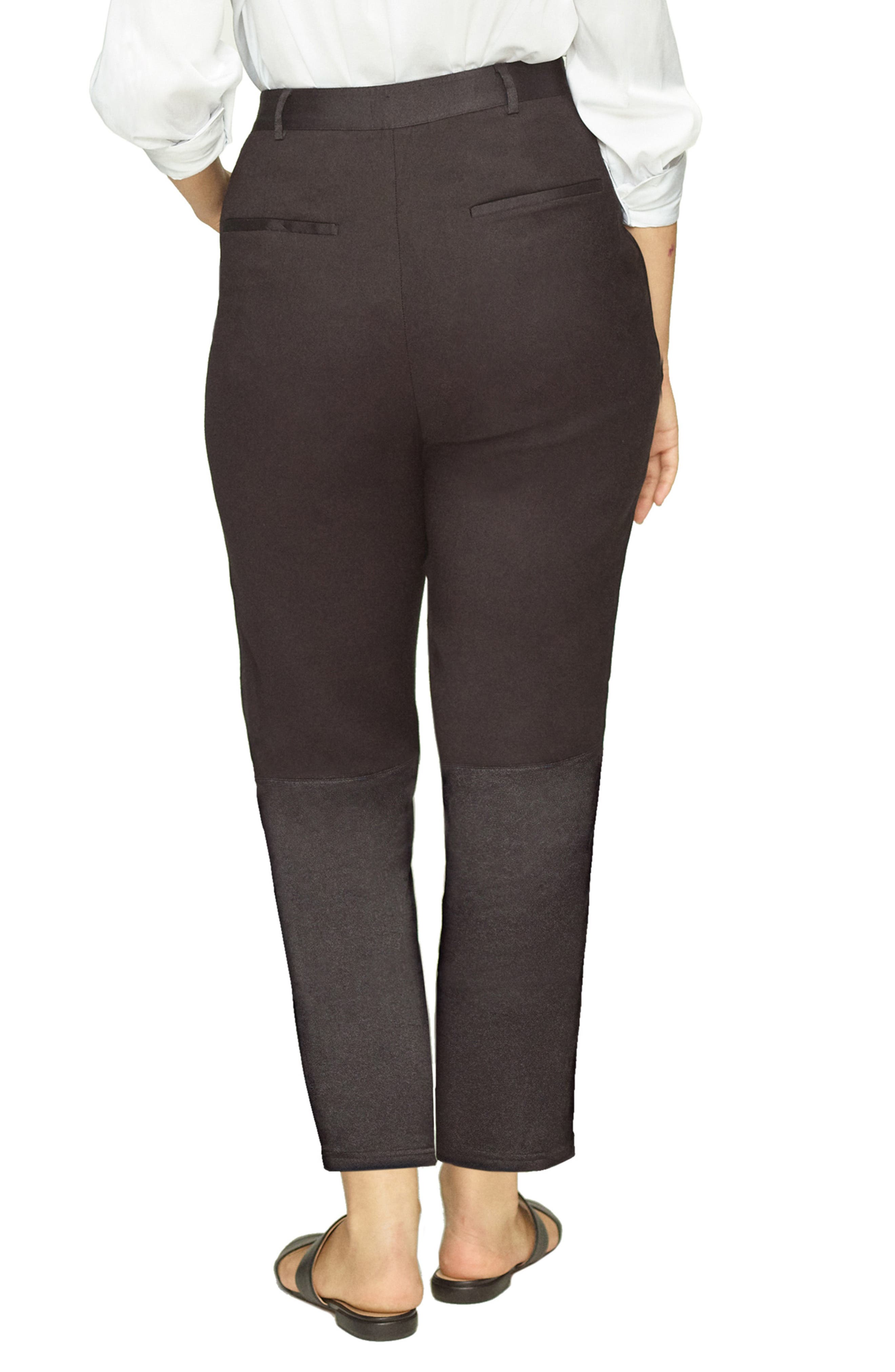Universal Standard Satin Trim Pants | Nordstrom