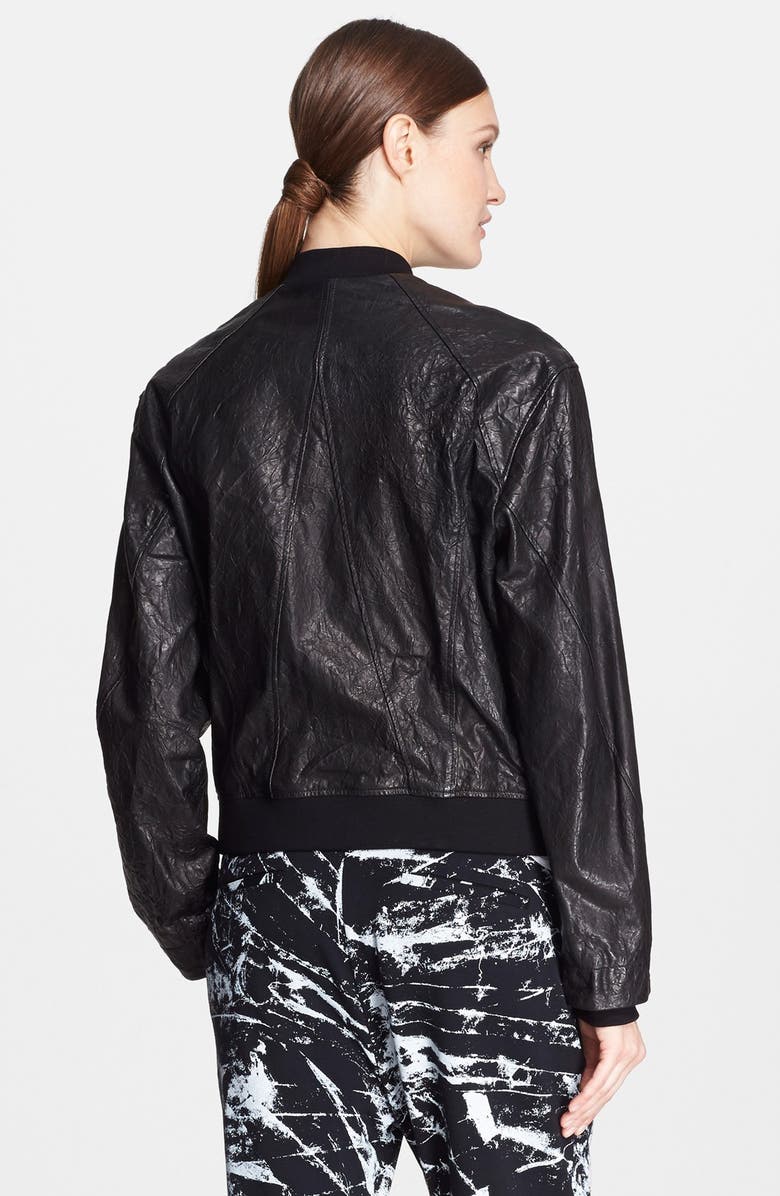 Helmut Lang Leather Bomber Jacket | Nordstrom