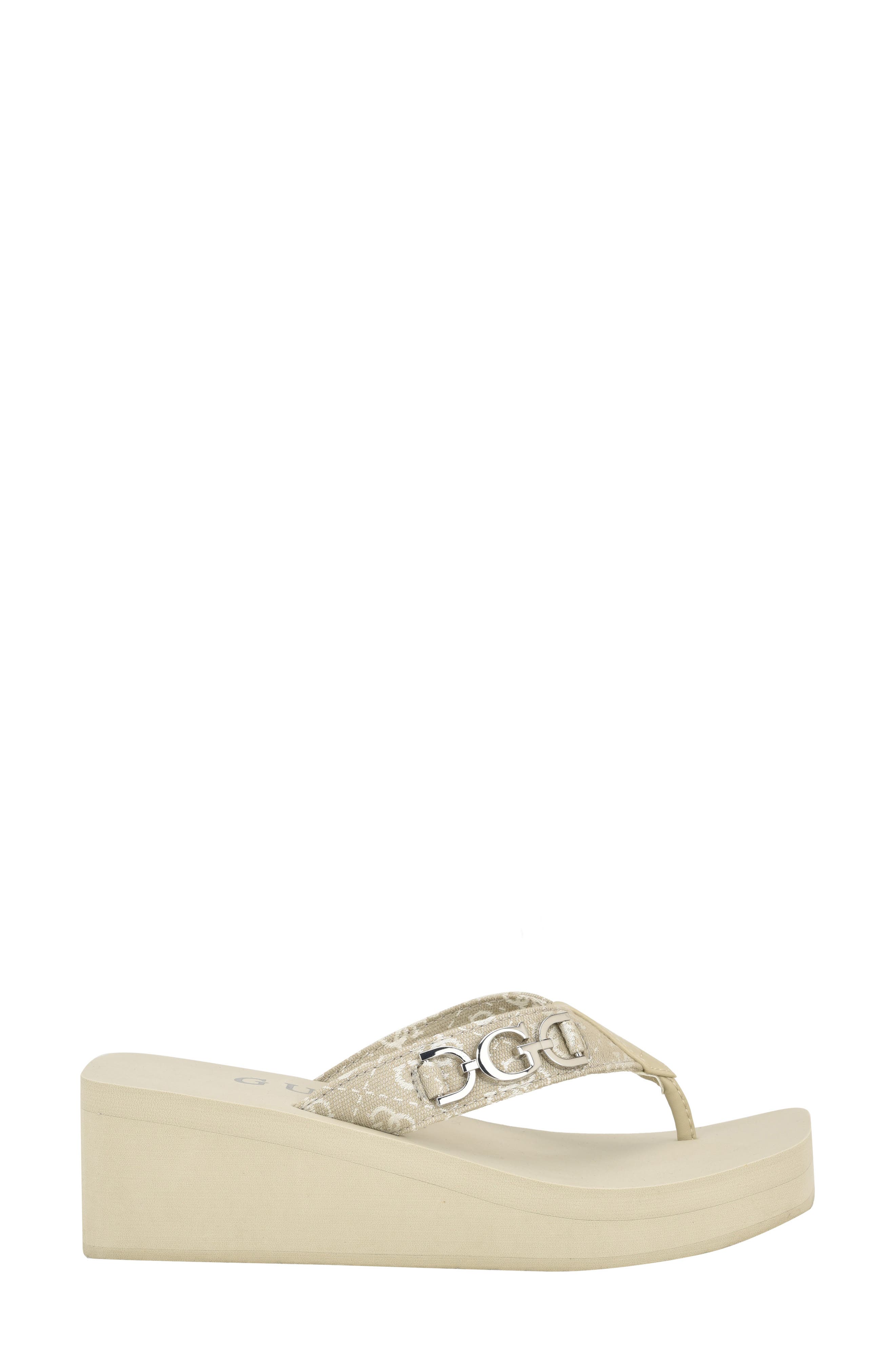 GUESS Edany Platform Wedge Flip Flop (Women) | Nordstrom