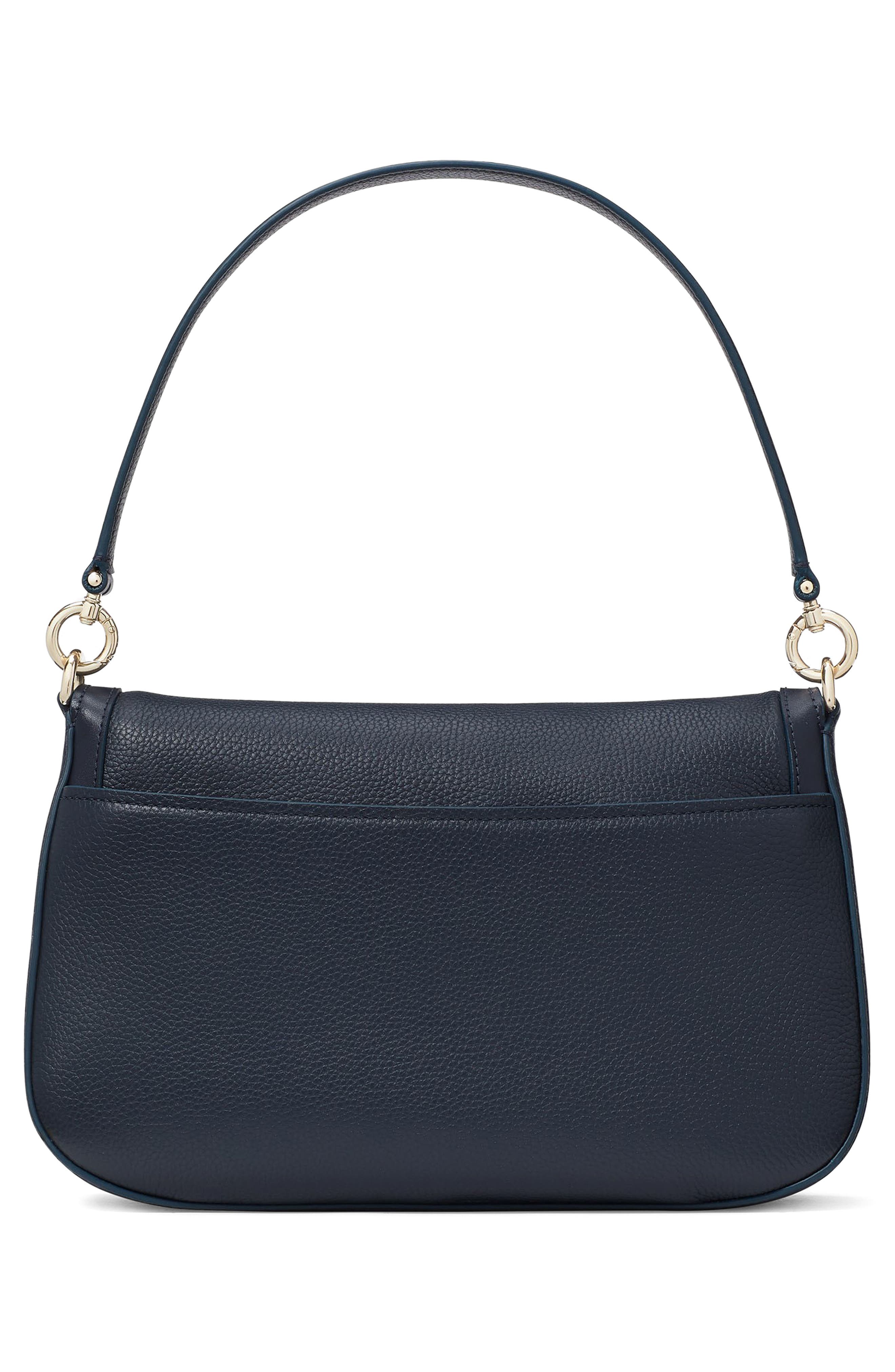 Kate Spade New York hudson stripe canvas & leather shoulder bag ...