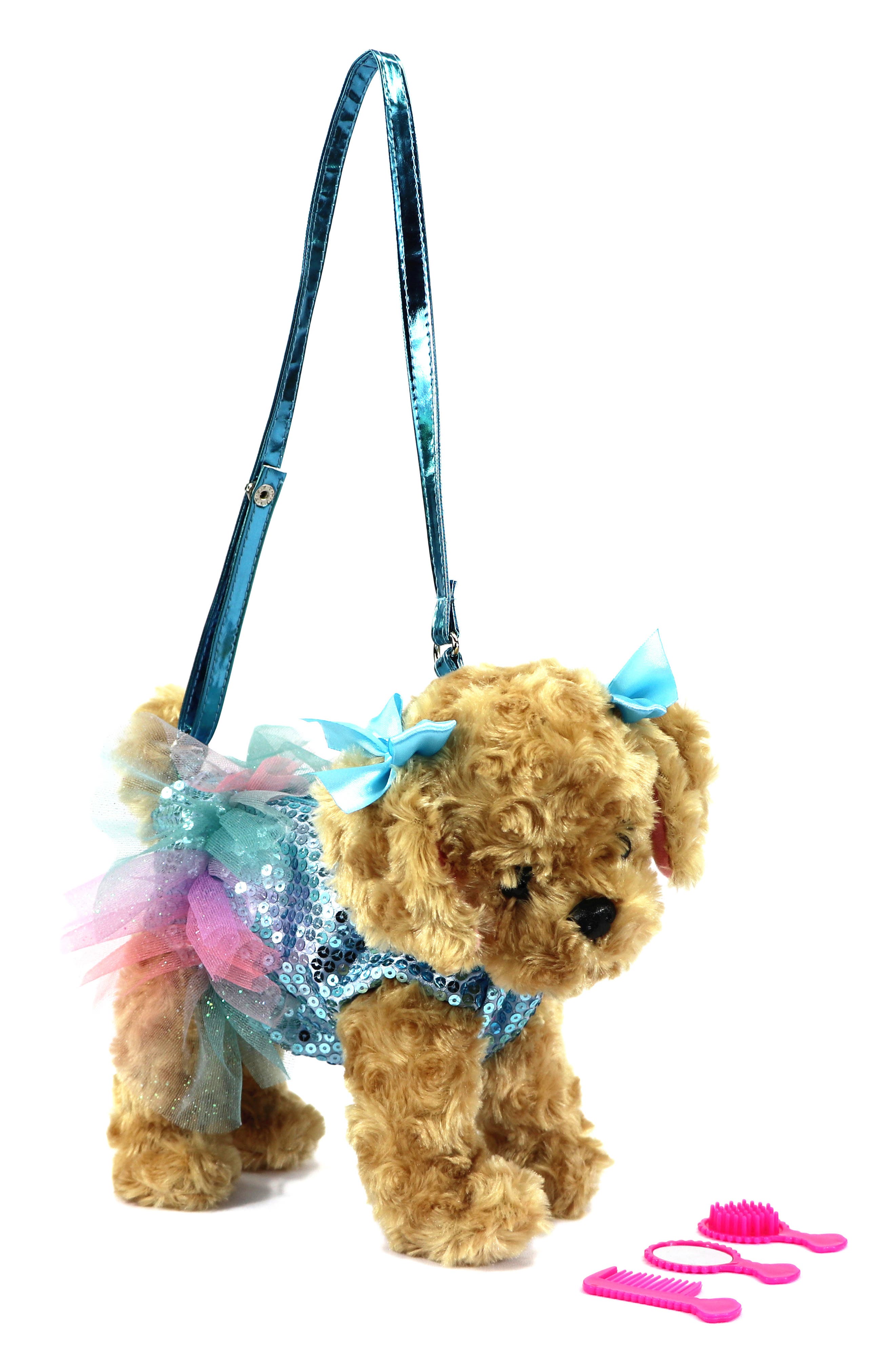 CONFETTI CHILDRENS ACCESSORIES Kids' Labradoodle Dog Plush Shoulder Bag ...