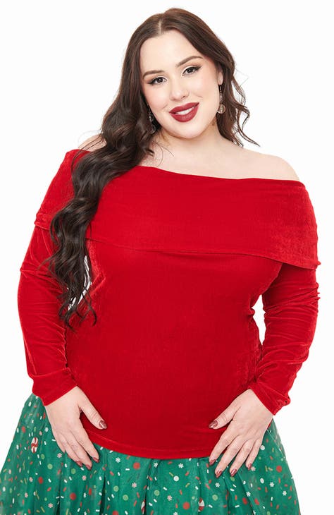 Women's Red Off the Shoulder Tops | Nordstrom
