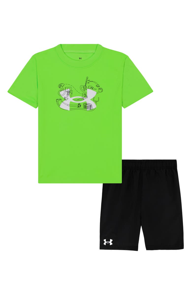 Under Armour Kids' UA Tech™ Graphic T-Shirt & Shorts Set | Nordstromrack