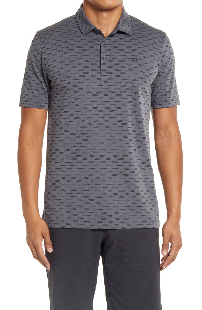 TravisMathew Zero Responsibility Geo Pattern Performance Polo ...