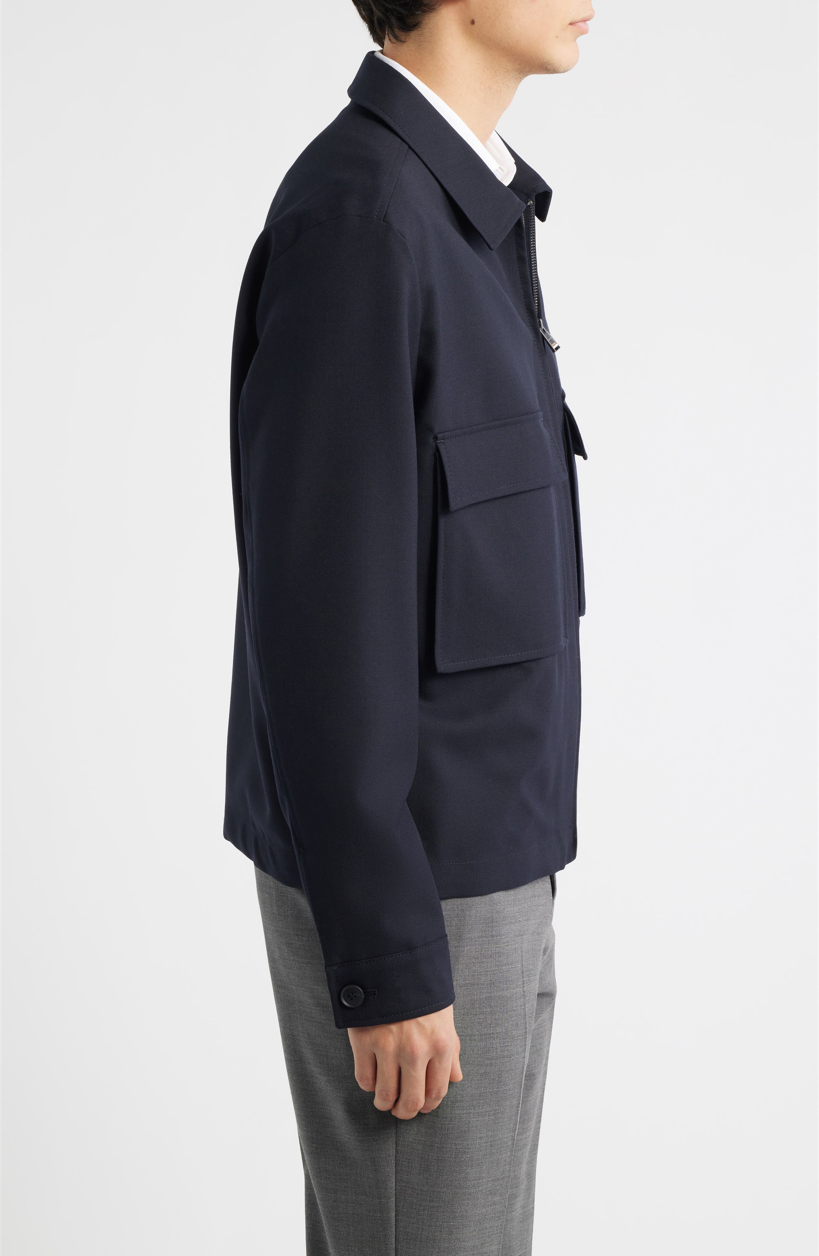 BOSS Carper Virgin Wool Shirt Jacket | Nordstrom