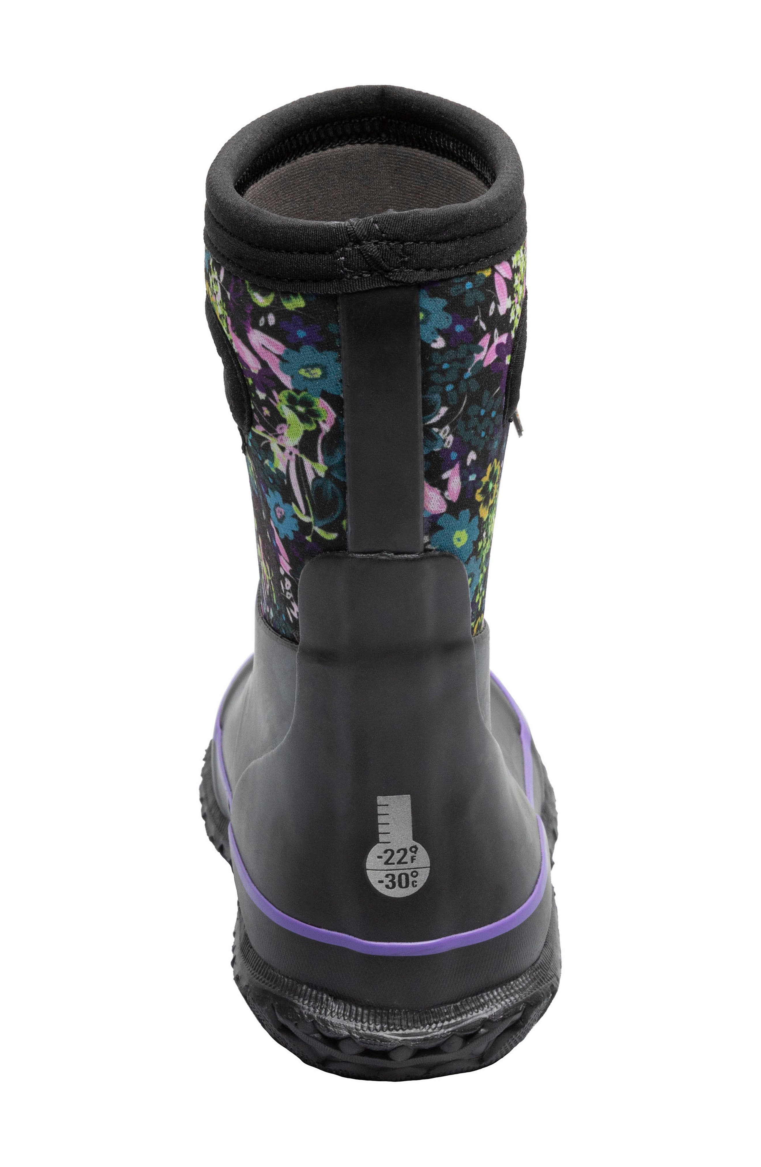 Bogs Kids' Night Garden Grasp Pull-On Insulated Rain Boot | Nordstromrack