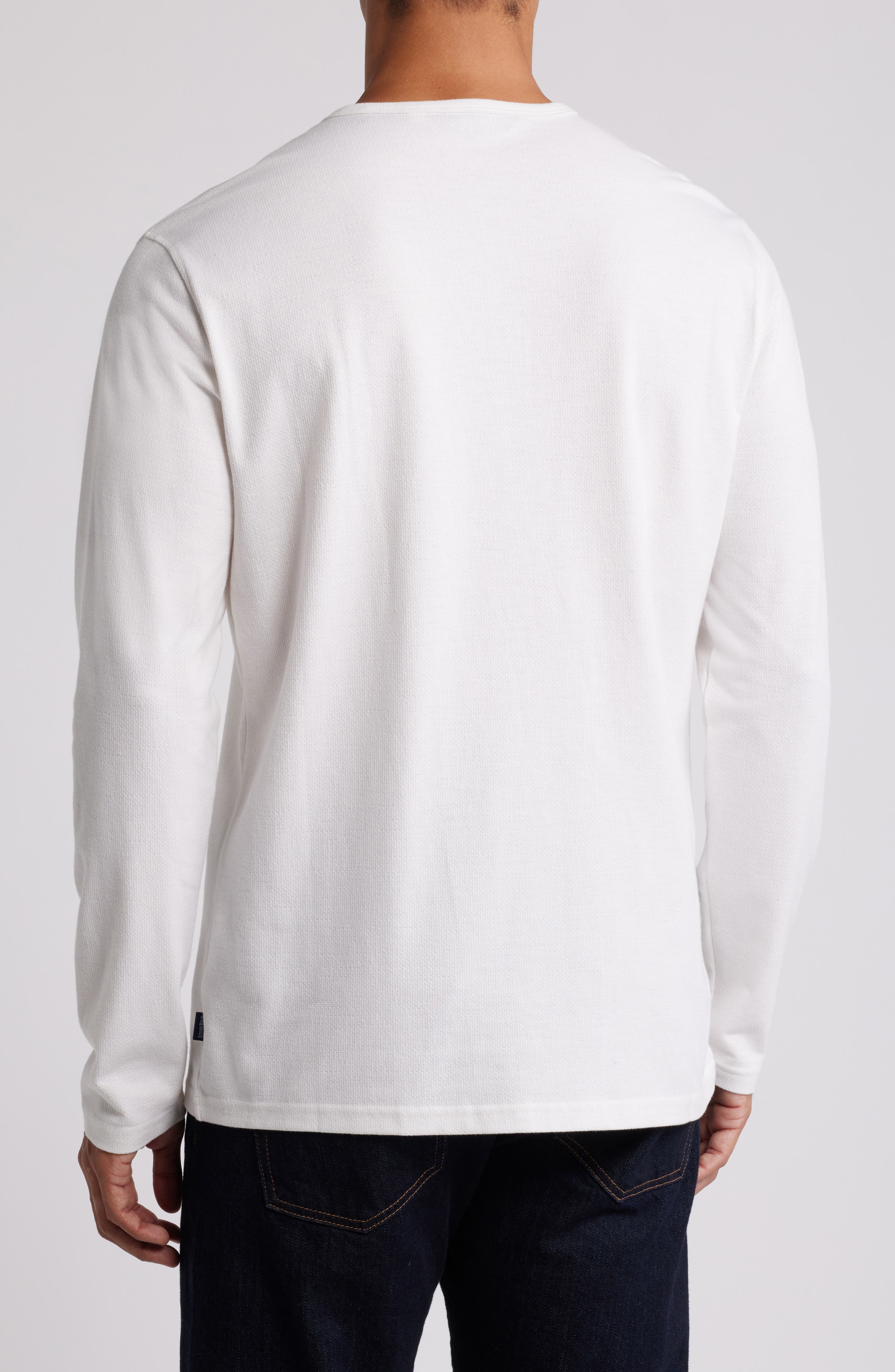 Stone Rose Cotton Blend Slub Piqué Henley | Nordstrom
