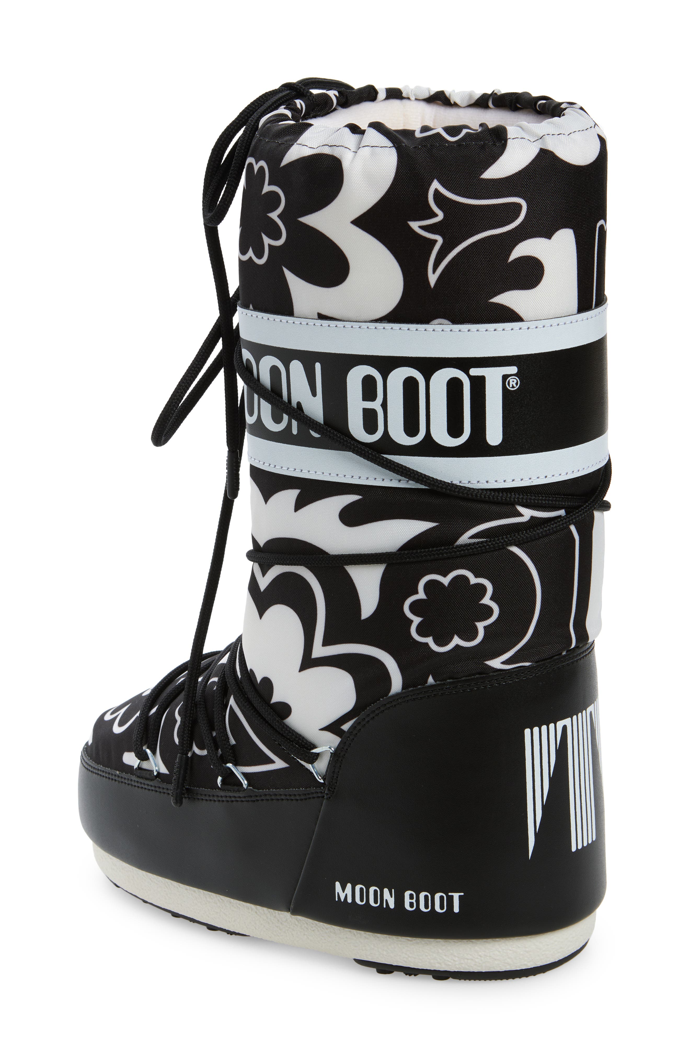 Moon Boot® Icon Flower Water Repellent Boot (Women) | Nordstromrack