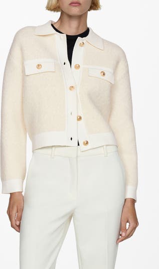 MANGO Collared Tweed Jacket | Nordstromrack