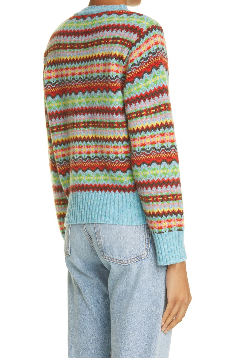 Molly Goddard Carla Fair Isle Wool Sweater | Nordstrom