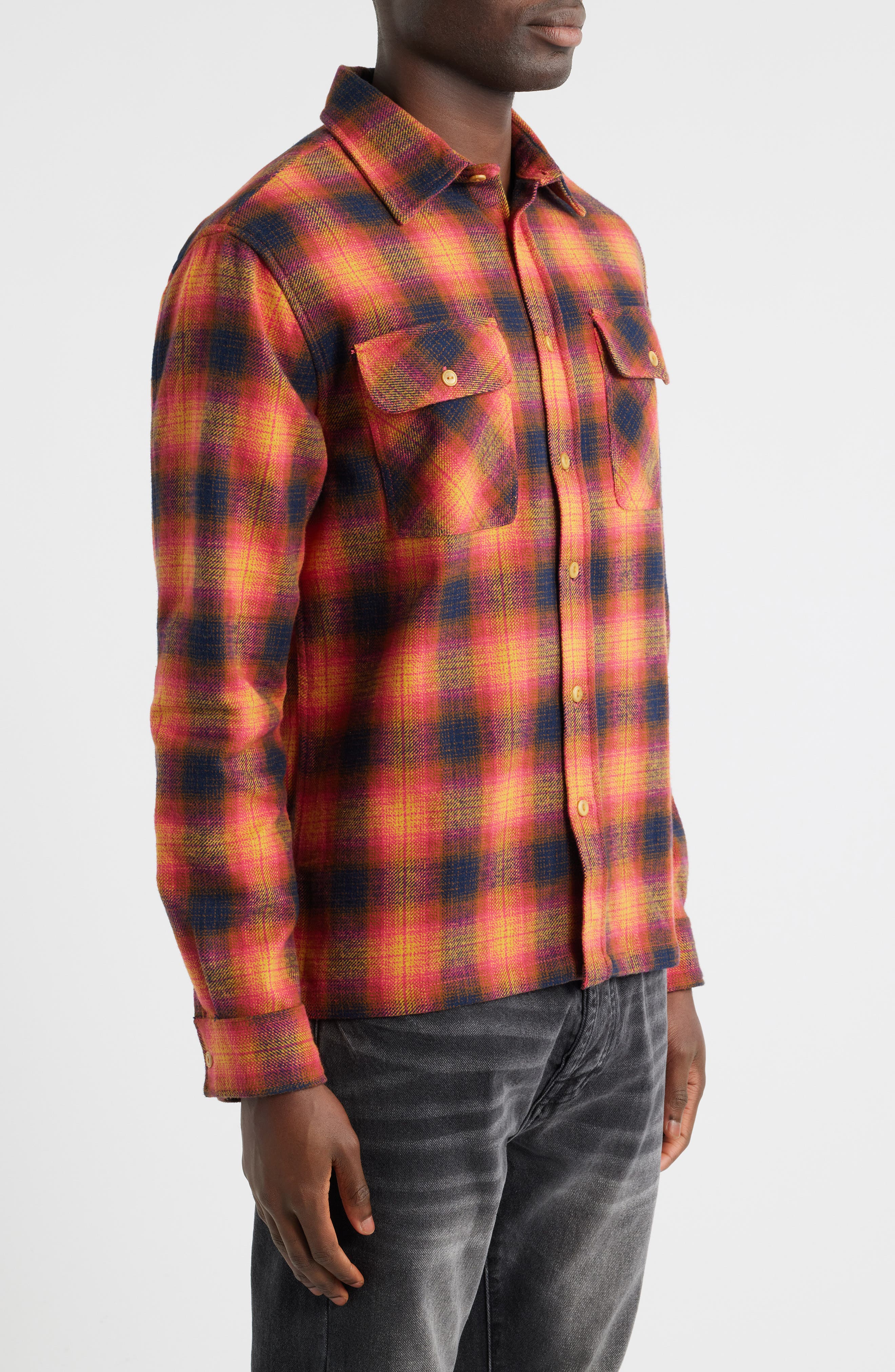 Billionaire Boys Club BB Curve Plaid Button-Up Shirt | Nordstrom