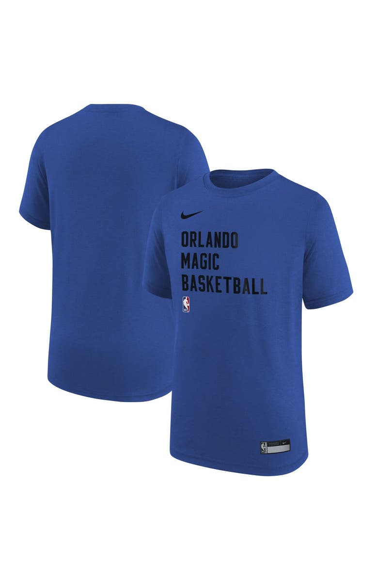 Nike Youth Nike Blue Orlando Magic Essential Practice Dri-FIT T-Shirt ...