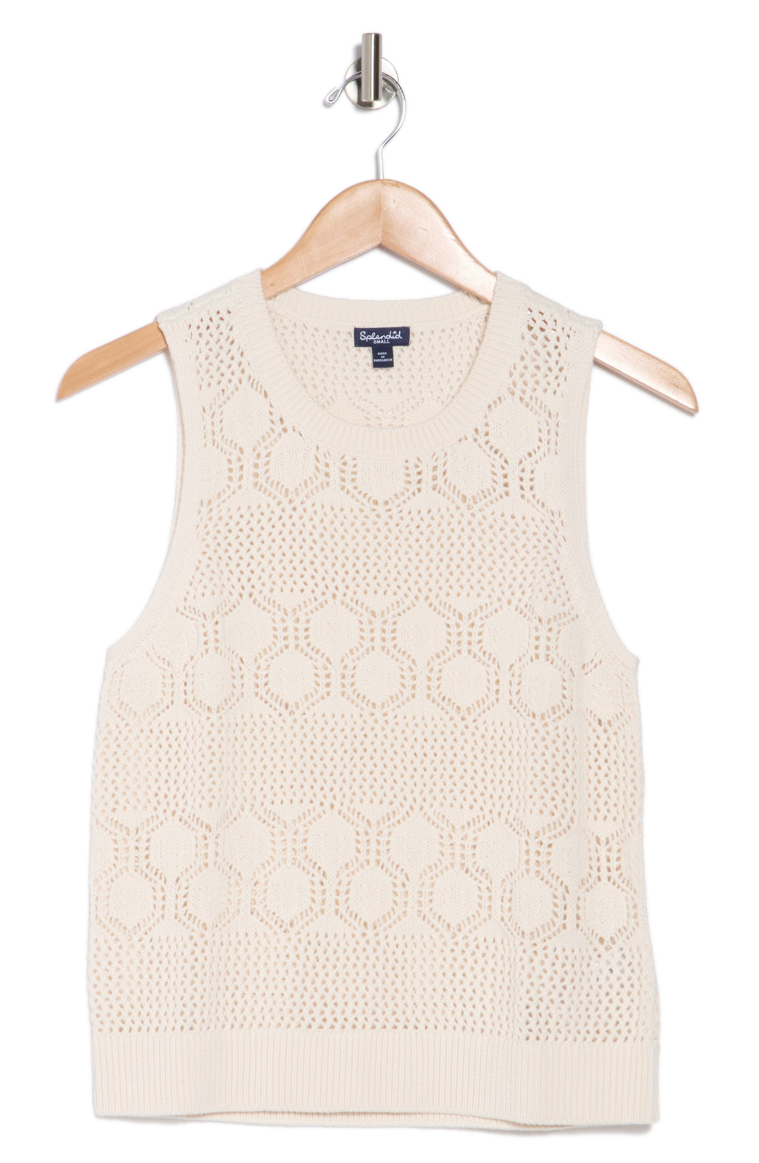 Honore Cotton Crochet Tank (Women) | Nordstromrack