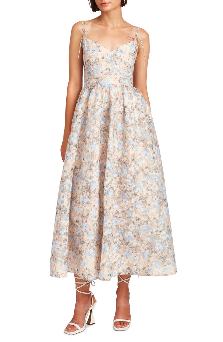 En Saison Tosca Floral Midi Dress | Nordstromrack
