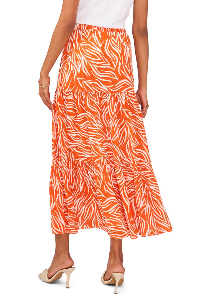Vince Camuto Etched Zebra Print Maxi Skirt | Nordstromrack