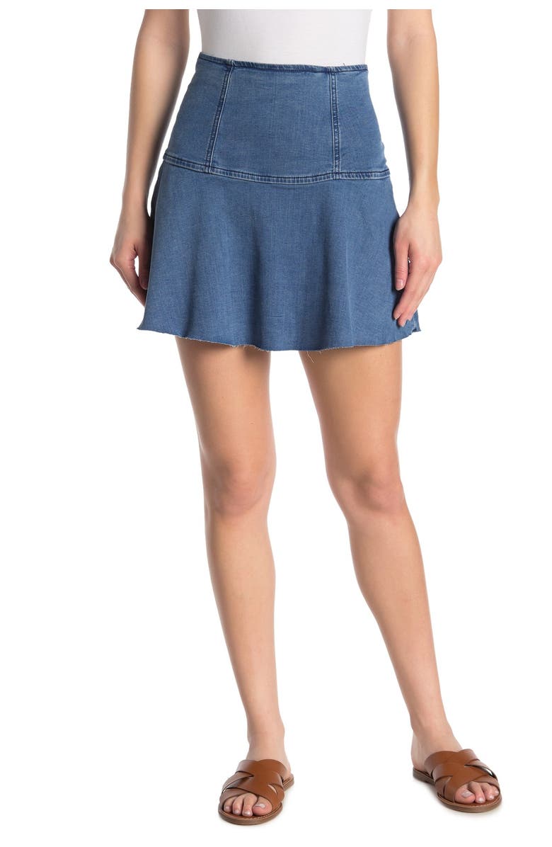 Free People Highlands Denim Mini Skirt | Nordstromrack