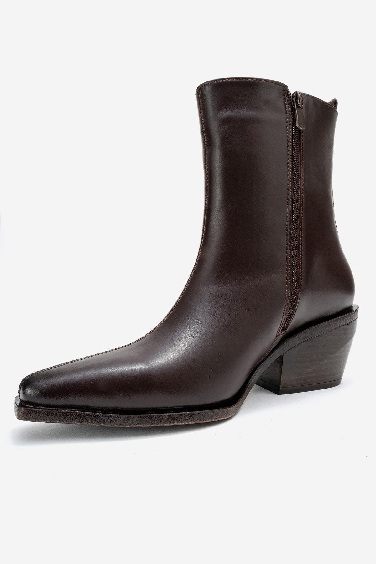 Forever & Always Shoes Lexia Leather Western Boot (Women) | Nordstrom