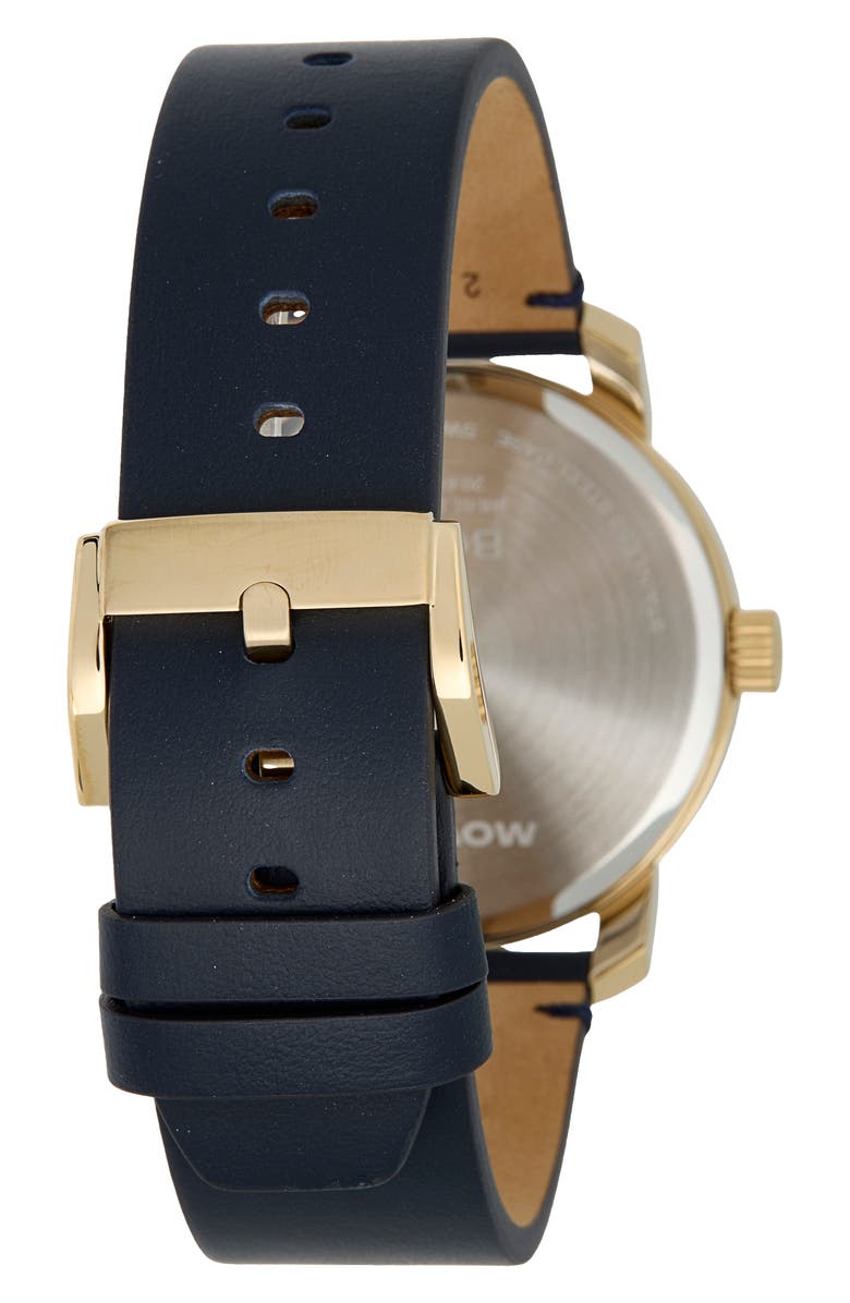 Movado Bold Access Leather Strap Watch, 38mm | Nordstromrack