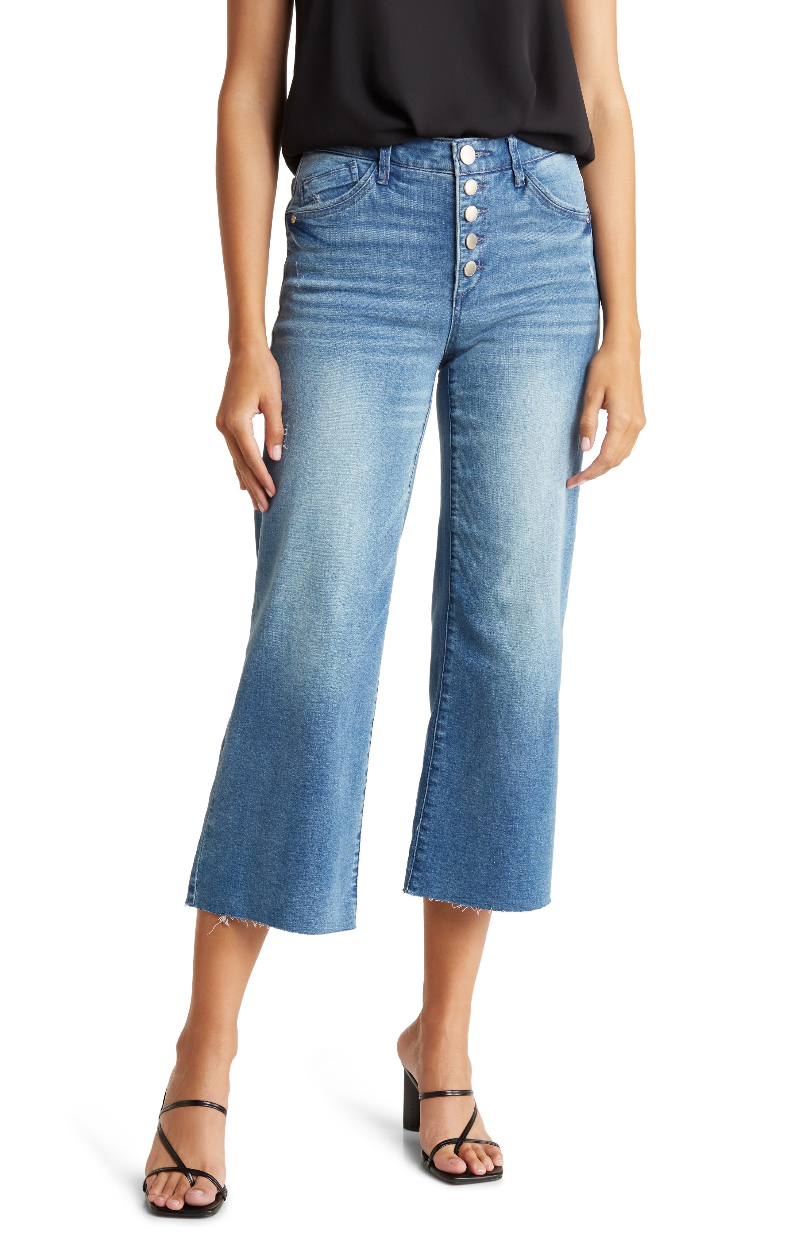 Democracy AB Tech High Waist Flare Jeans | Nordstromrack