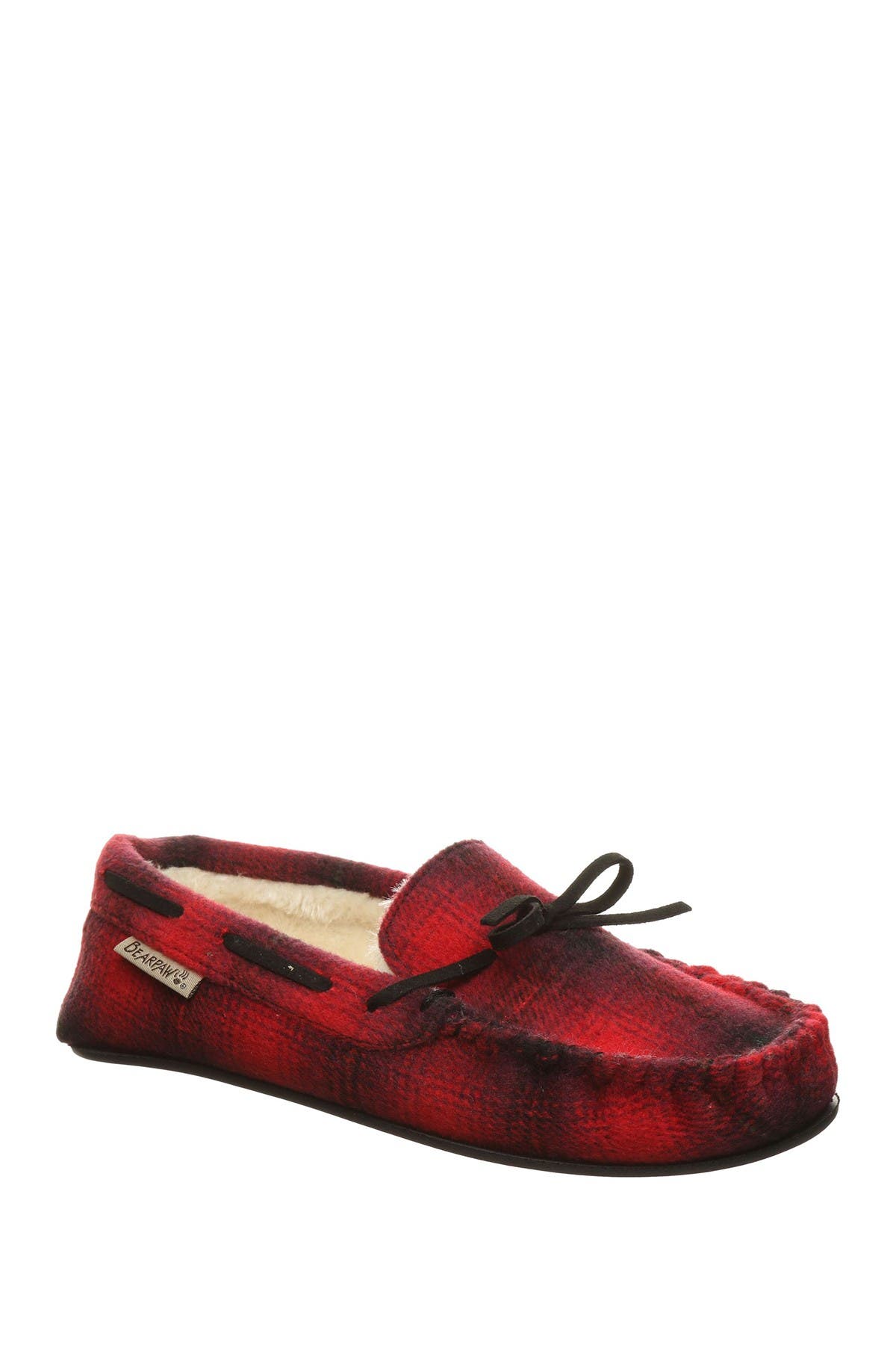 Sawyer Microsuede Faux Fur Moccasin (Women) | Nordstromrack