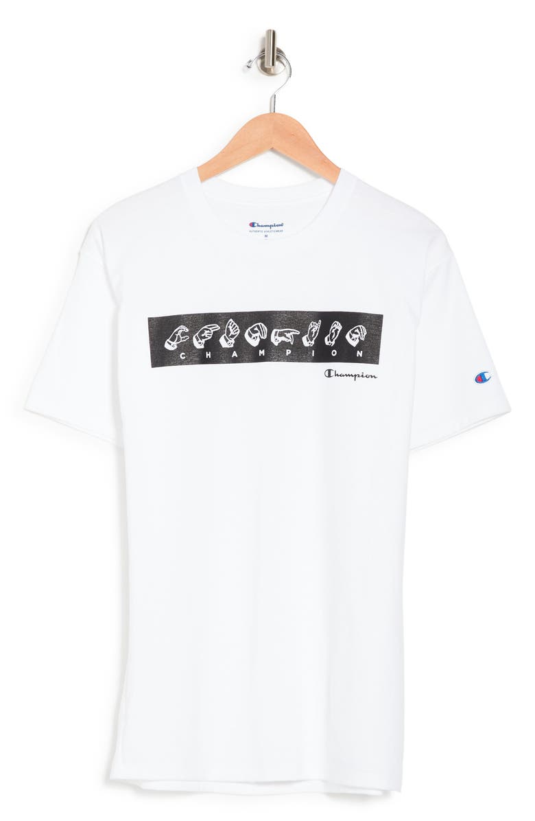 Champion Sign Language Chest Logo Graphic T-Shirt | Nordstromrack