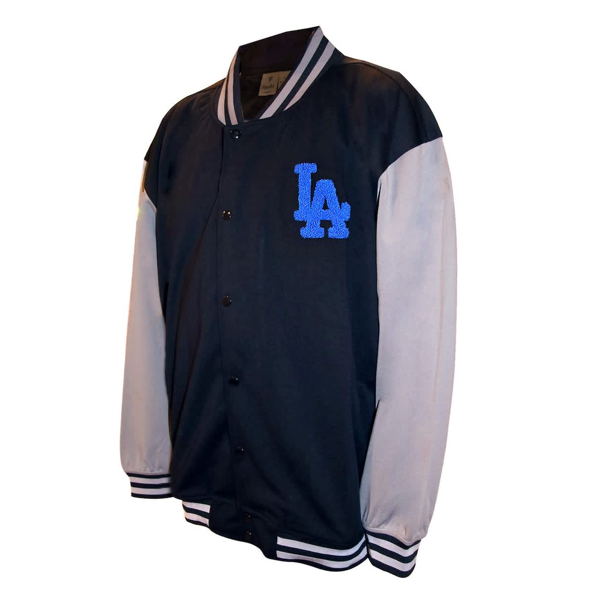 PROFILE Men's Profile Black Los Angeles Dodgers Full-Snap Varsity ...