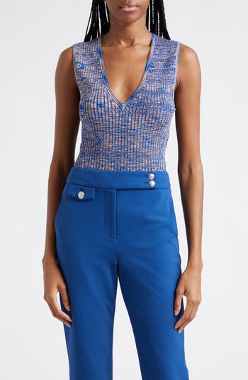 Veronica Beard Sid Space Dye Sleeveless Sweater | Nordstrom