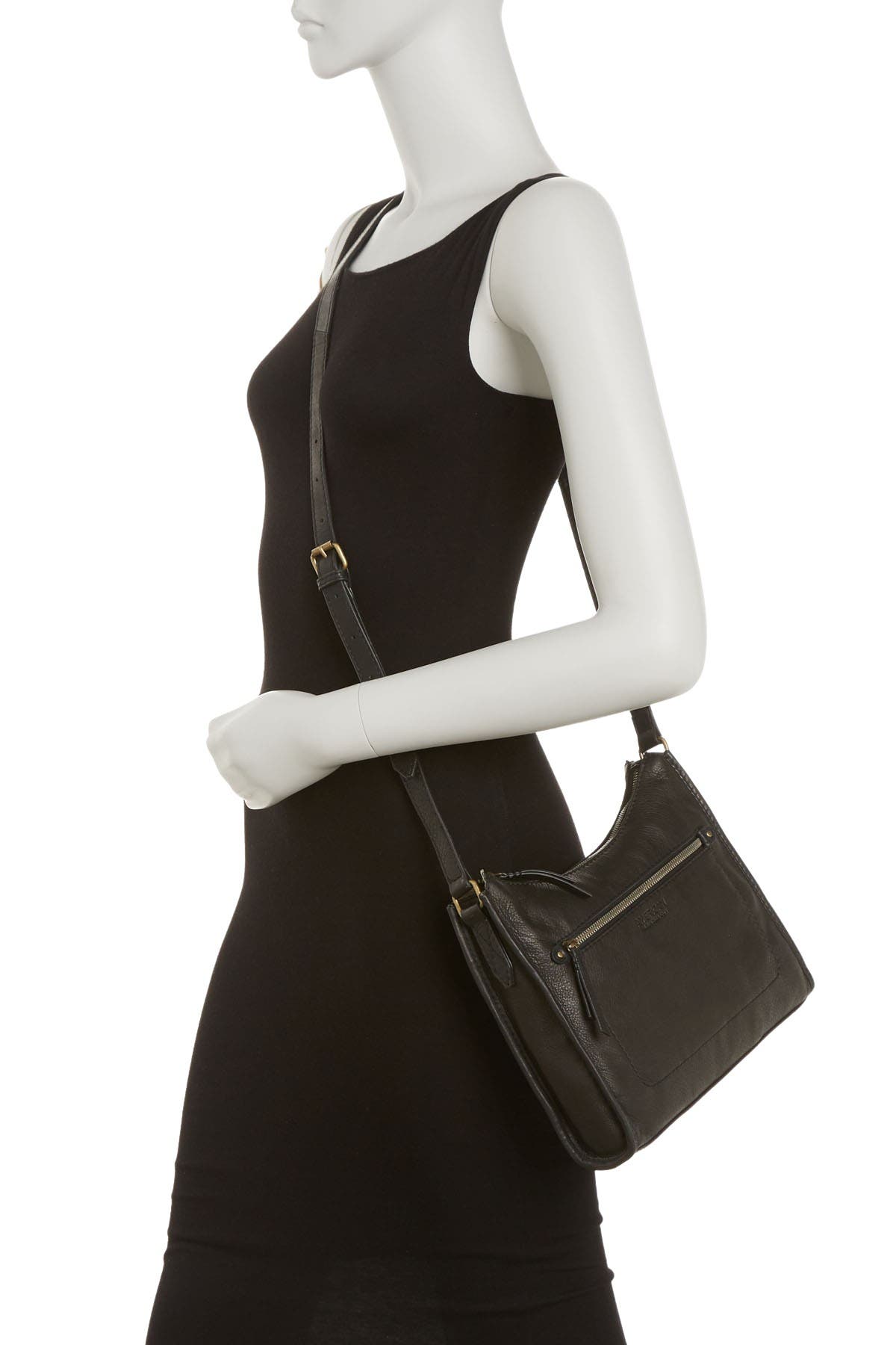 AMERICAN LEATHER CO. Chadron Smooth Leather Crossbody | Nordstromrack