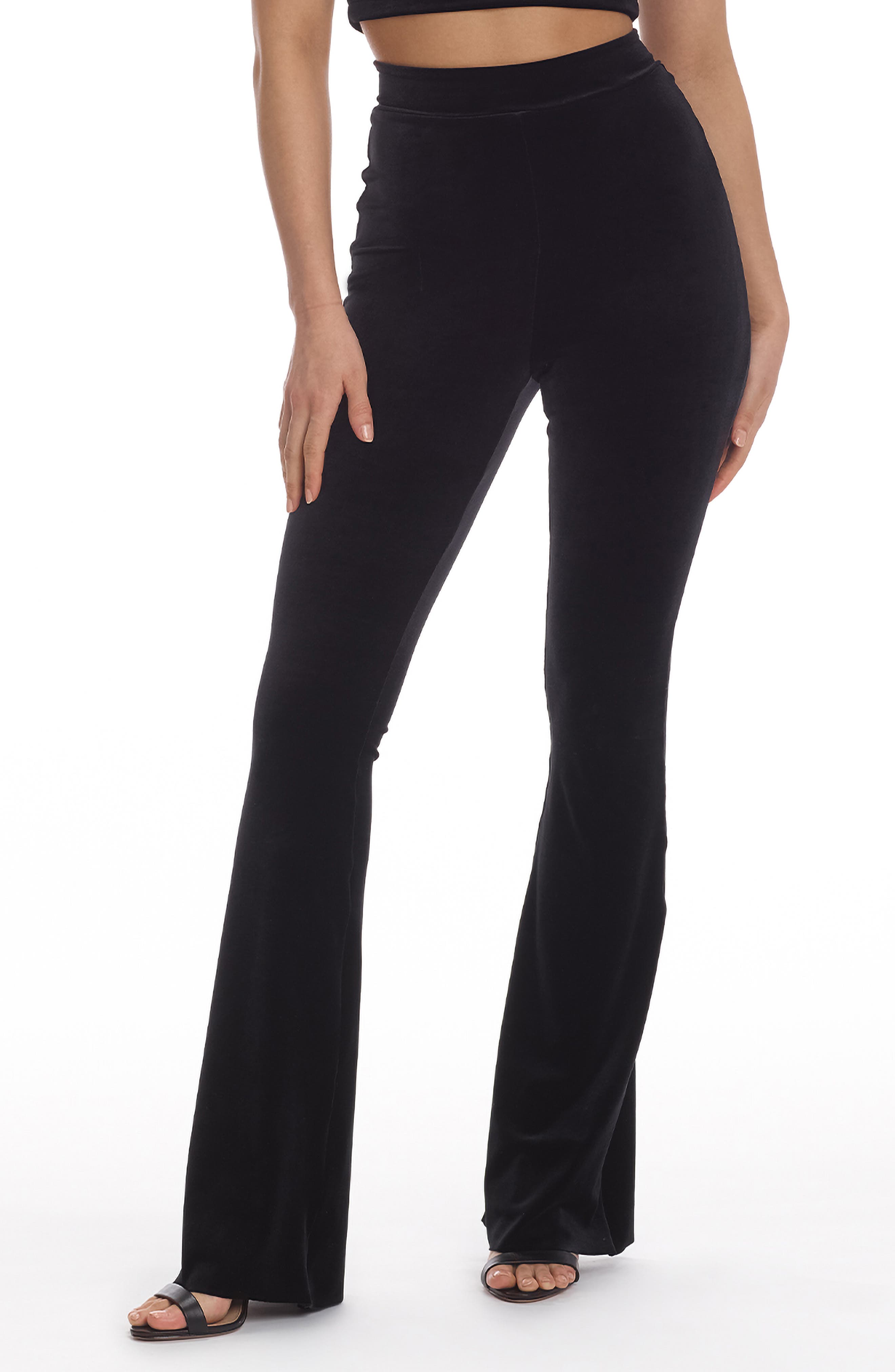 Commando High Waist Velvet Flare Leggings | Nordstromrack
