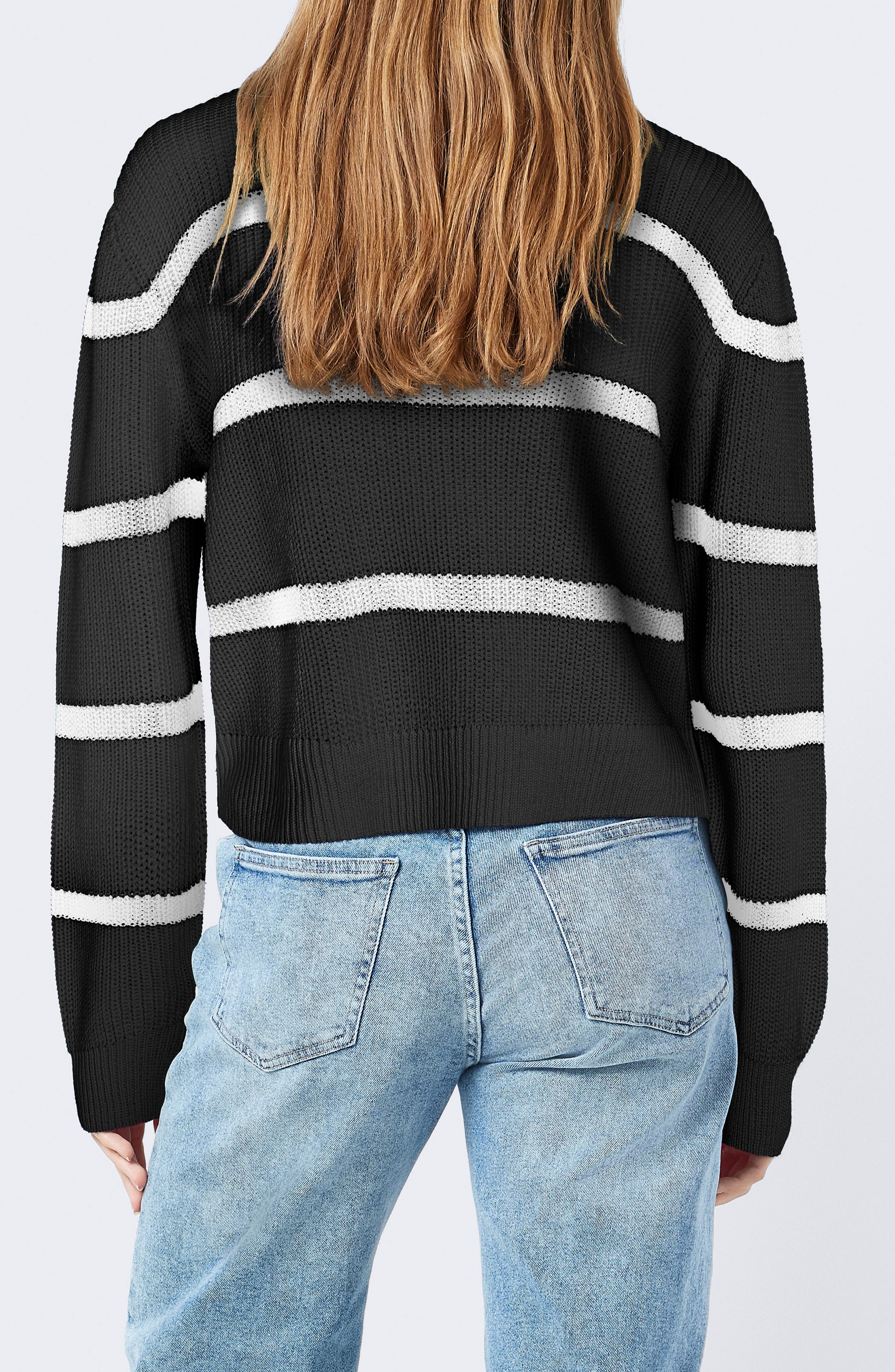 Noisy may Maysa Stripe Crewneck Sweater | Nordstromrack