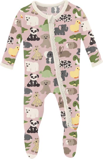 KicKee Pants Ruffle Footie Pajamas | Nordstromrack