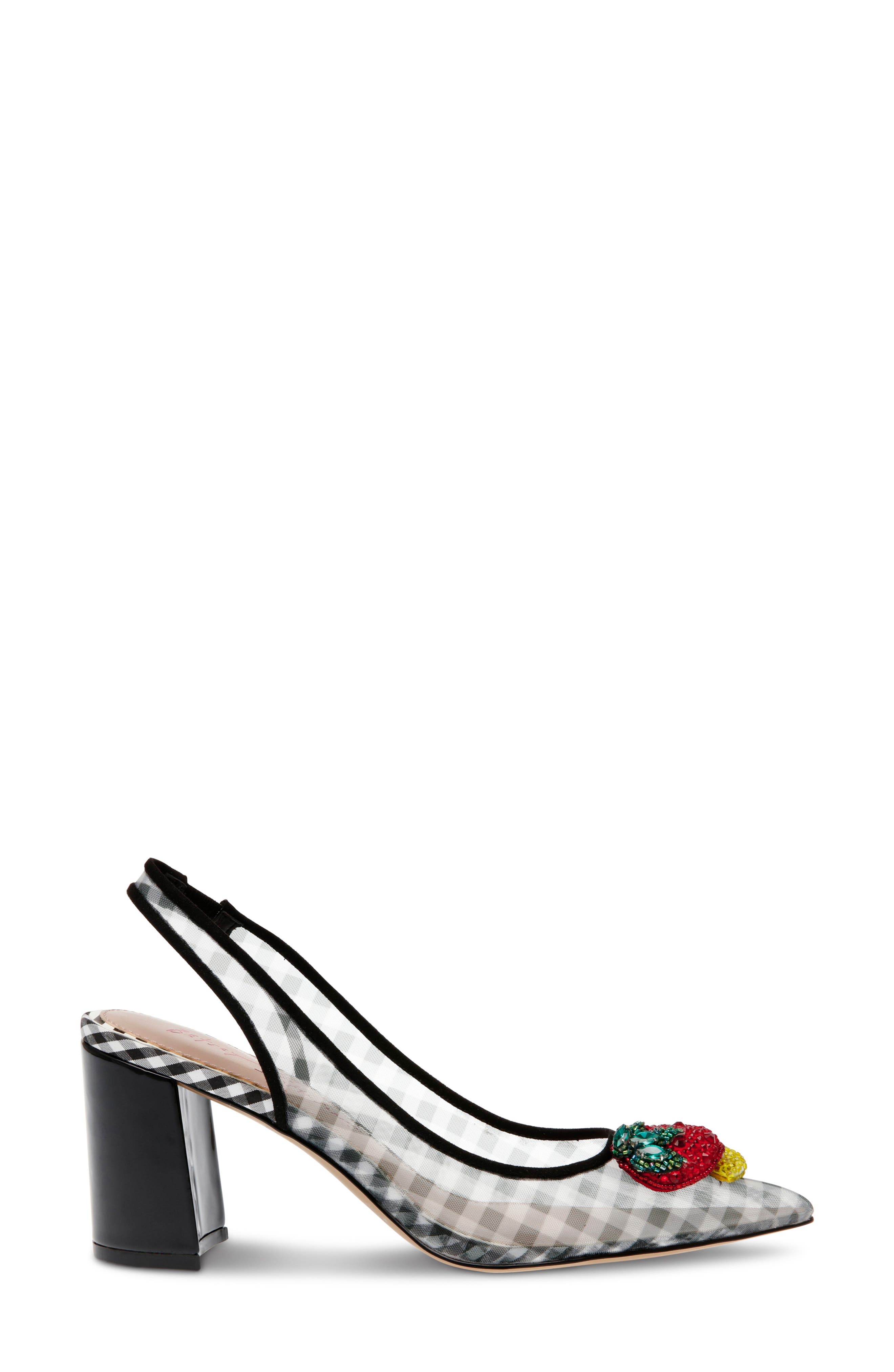 Betsey Johnson Laney Ghingham Mesh Slingback Pump (Women) | Nordstromrack