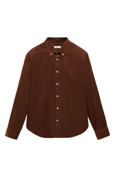 Men's Brown Button Up Shirts | Nordstrom