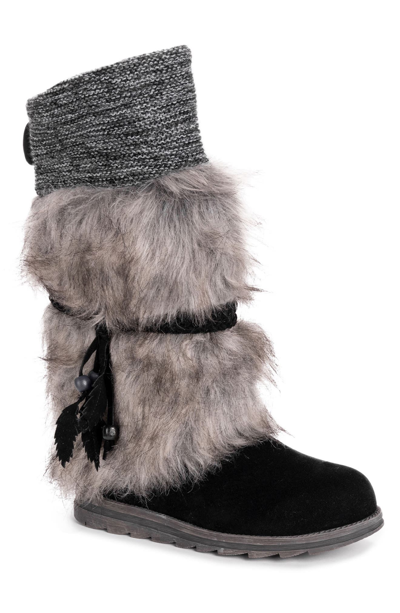 LUKEES BY MUK LUKS Sigrid Leela Too Faux Fur Boot | Nordstromrack