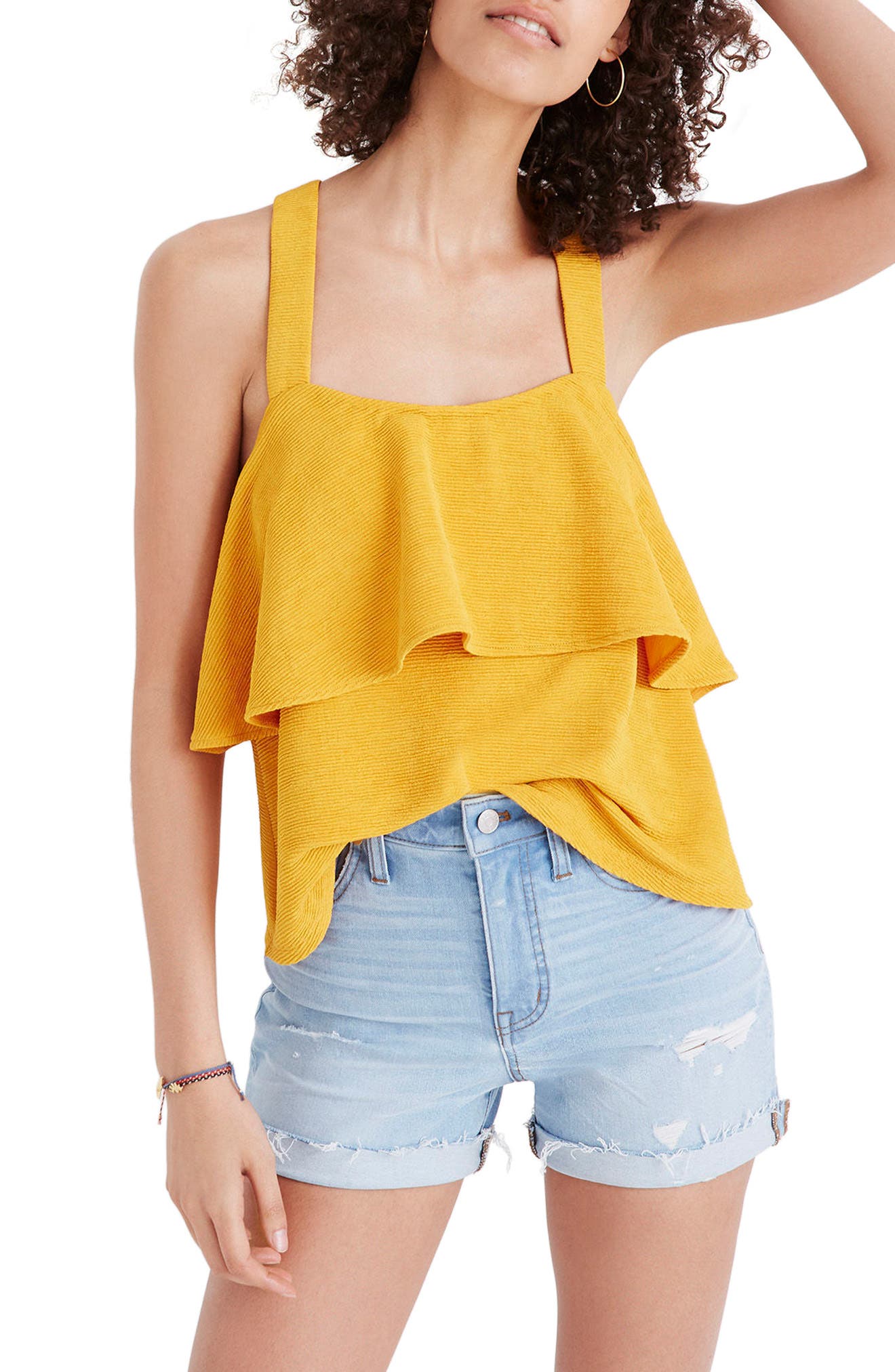 Texture & Thread Tiered Tank (Women) | Nordstromrack