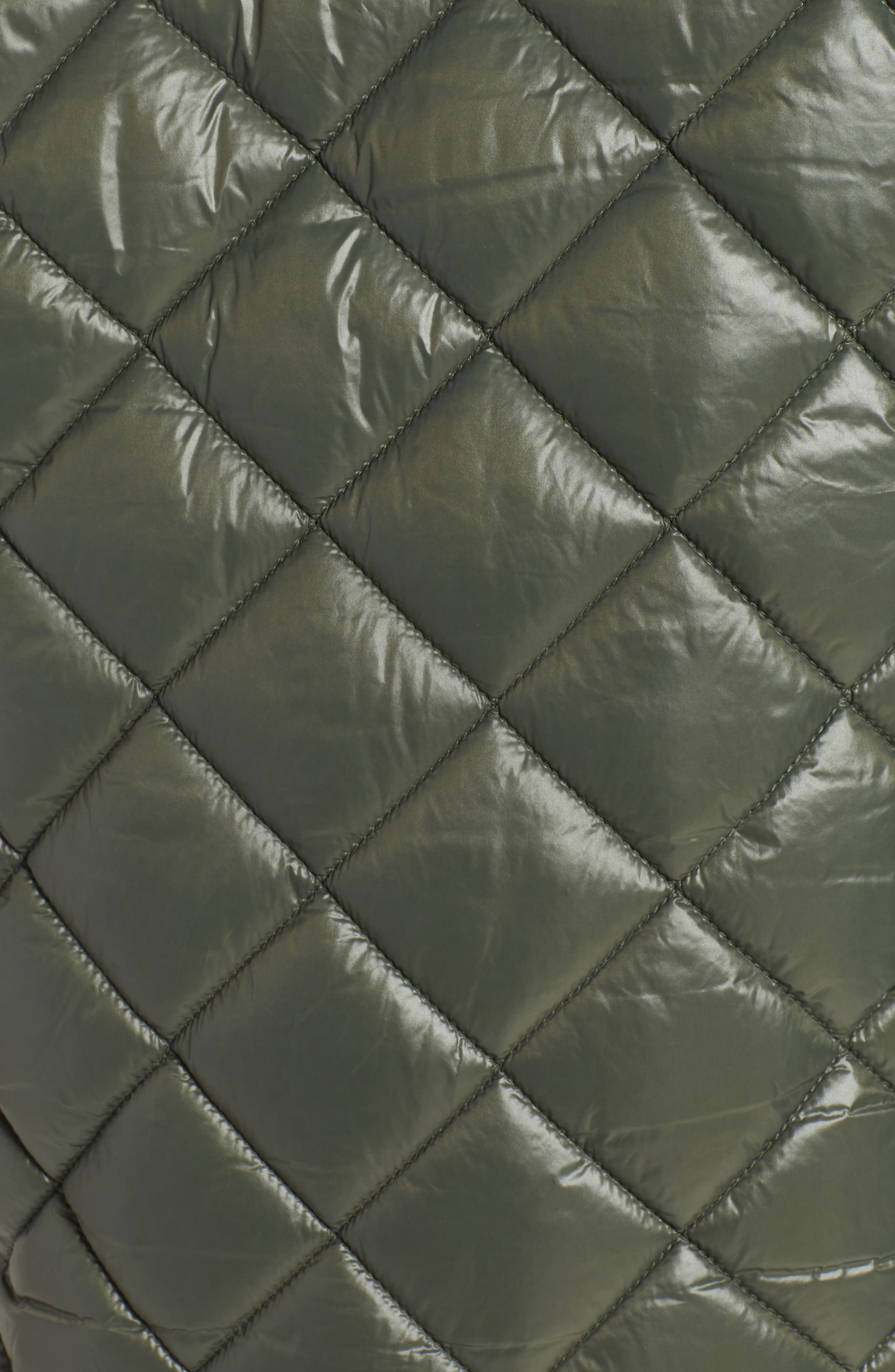 Water Repellent Diamond Quilted Jacket with Removable Hood (Women ...