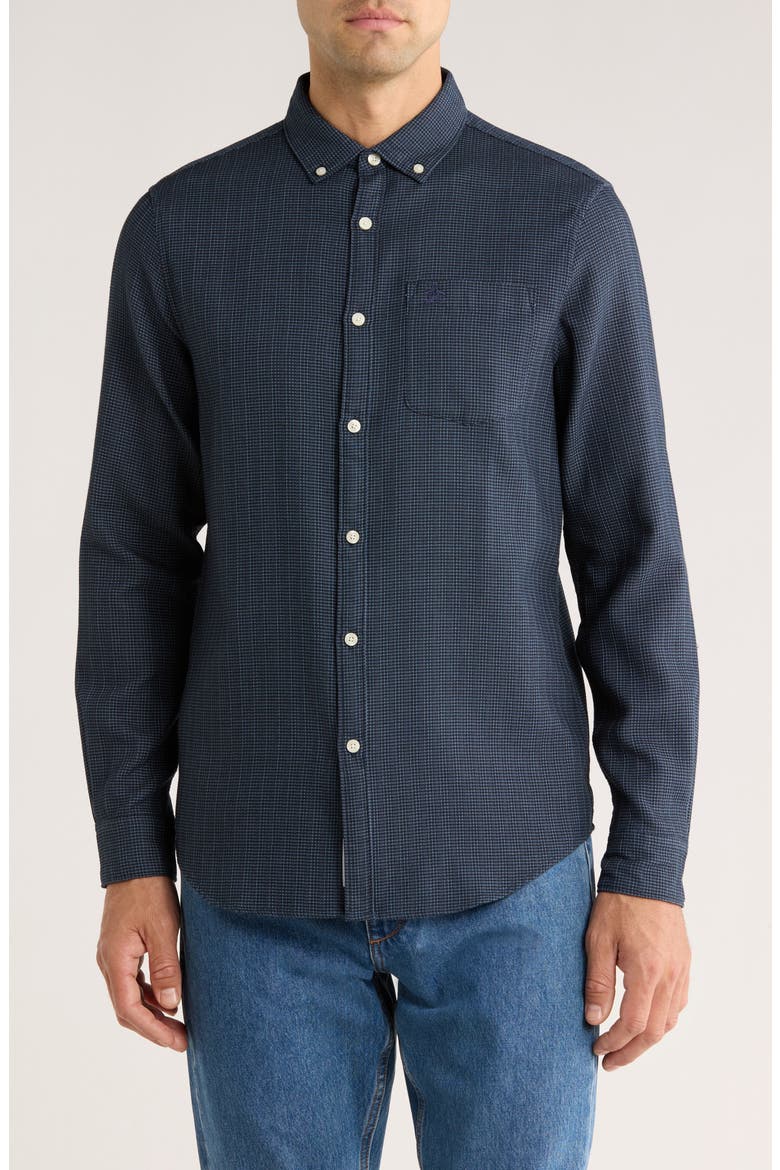 Slim Fit Waffle Textured Button-Up Shirt (Men) | Nordstromrack