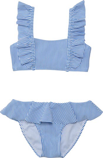 Snapper Rock Kids' Parisian Summer Ruffle Two-Piece Swimsuit | Nordstrom
