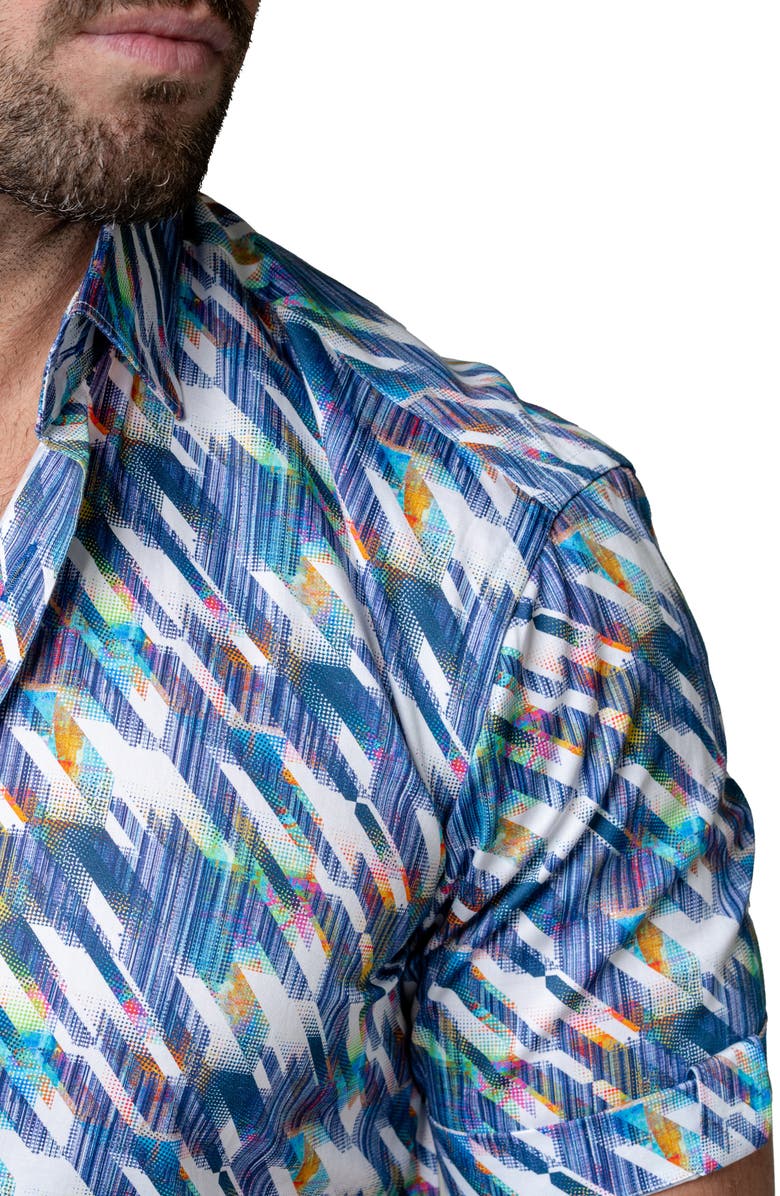 Maceoo Galileo Starz Regular Fit Short Sleeve Button-Up Shirt ...