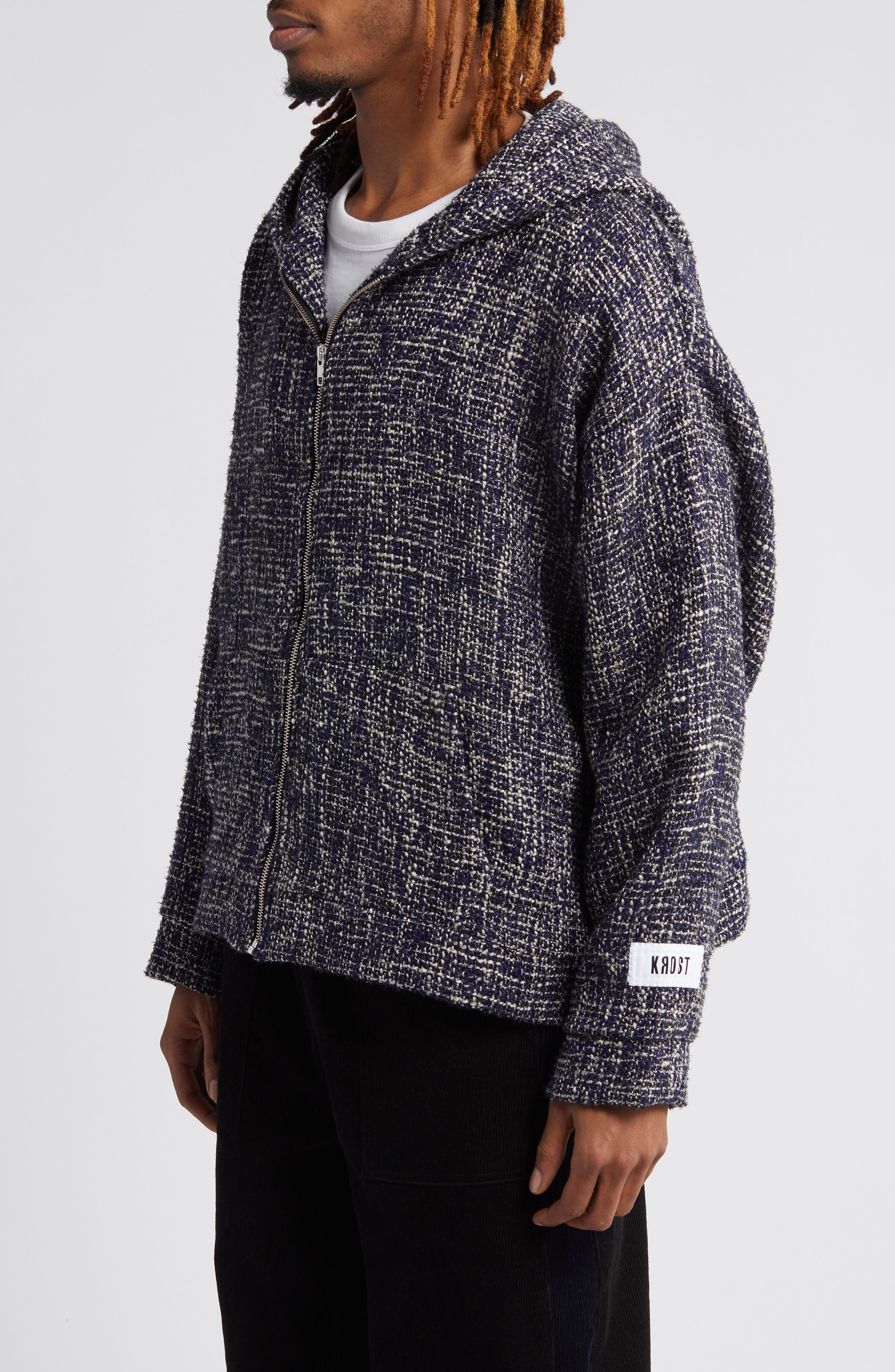 KROST Tweed Zip-Up Hoodie | Nordstromrack