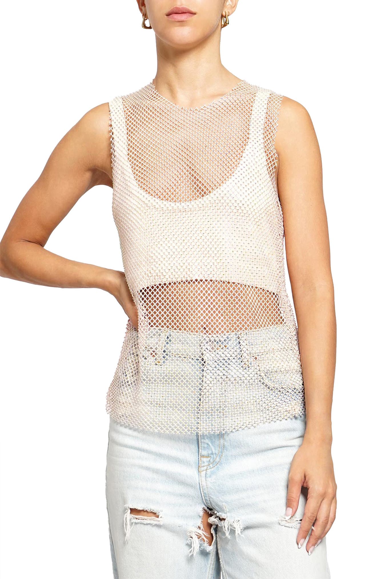 Know One Cares Mesh Tank | Nordstromrack