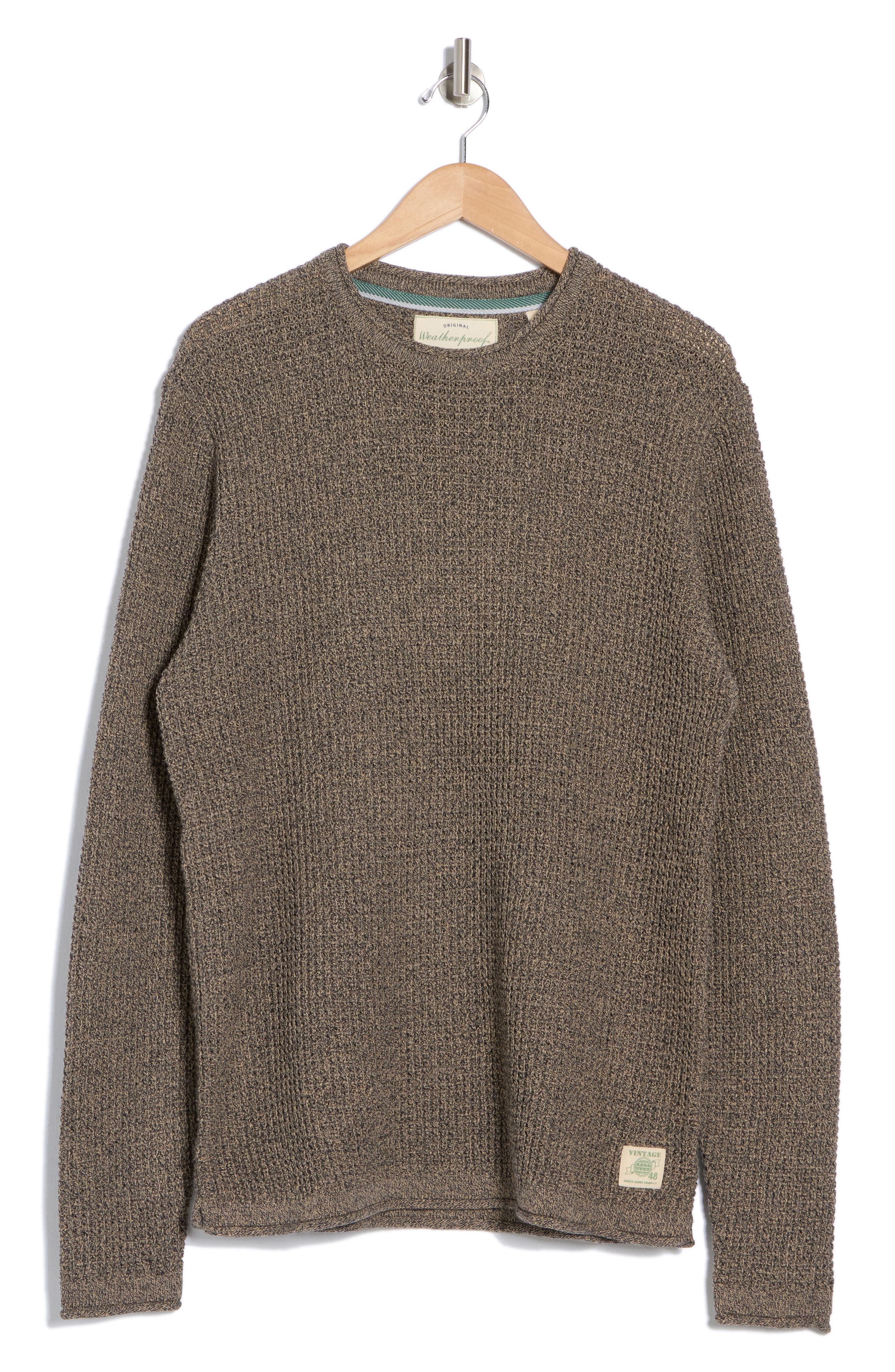 Weatherproof® Tuck Stitch Roll Crewneck Sweater | Nordstromrack