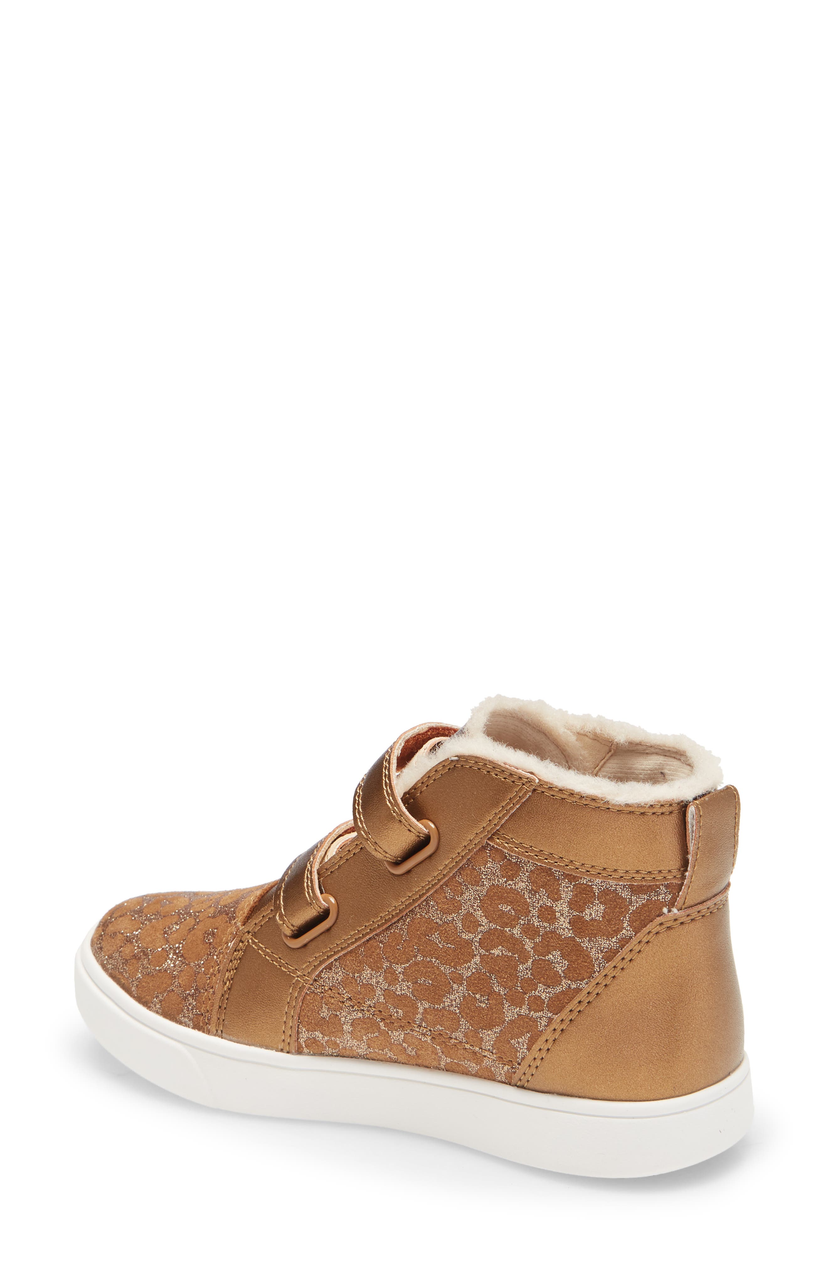 UGG® Rennon II Glitter Leopard High Top Sneaker | Nordstromrack