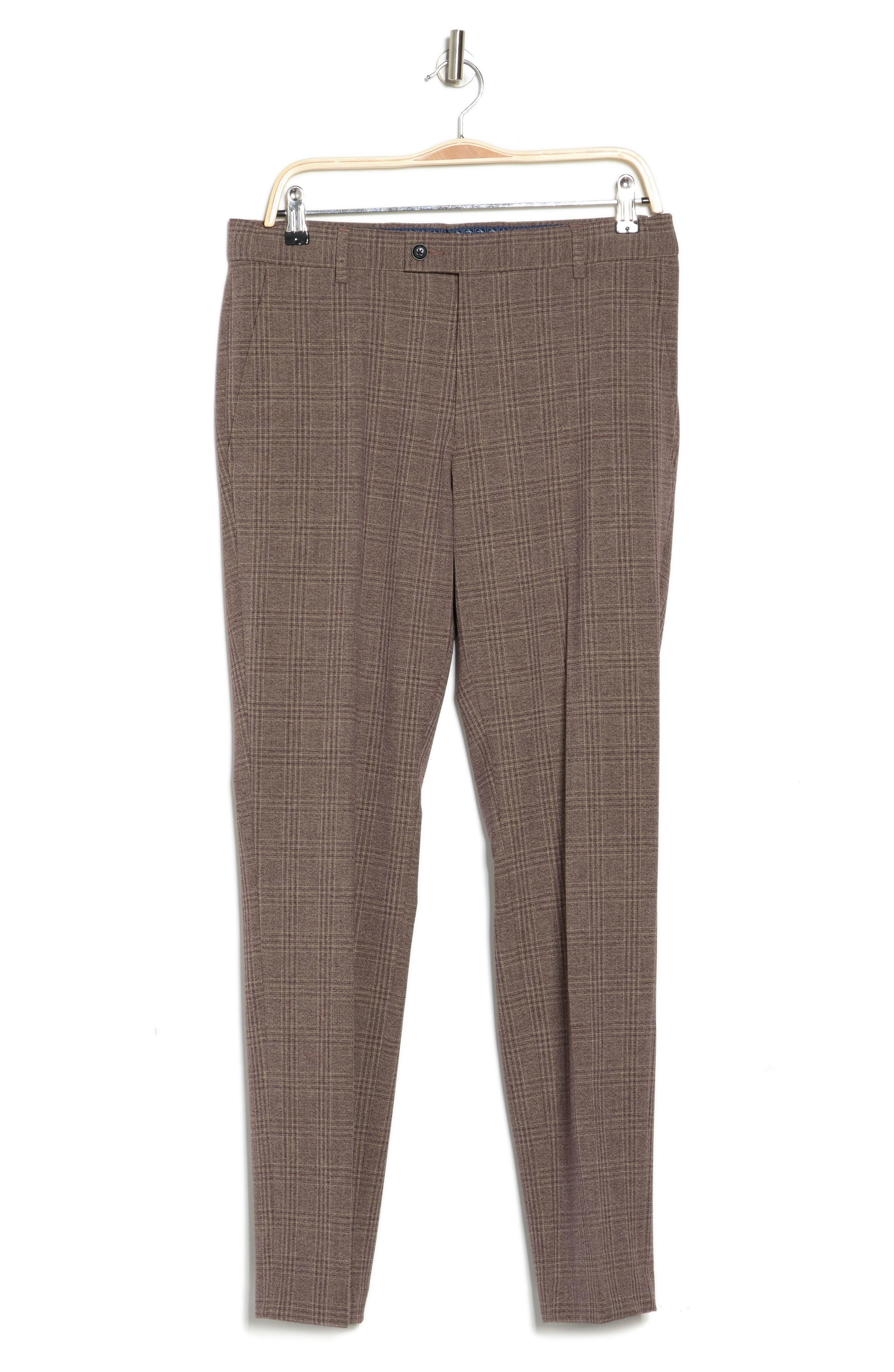Original Penguin Flat Front Check Trousers | Nordstromrack